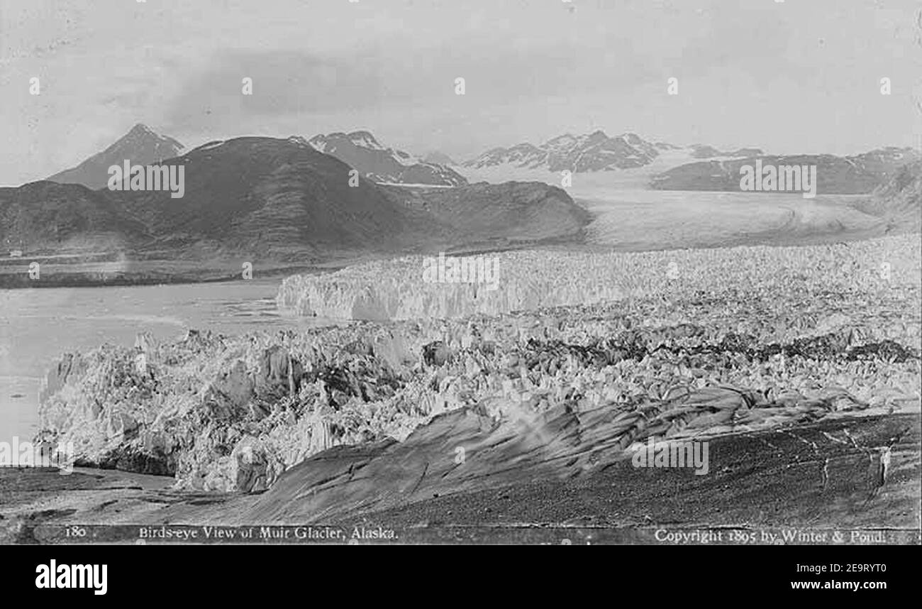 Muir Glacier, Alaska, circa 1895 (AL+CA 1613 Stock Photo - Alamy