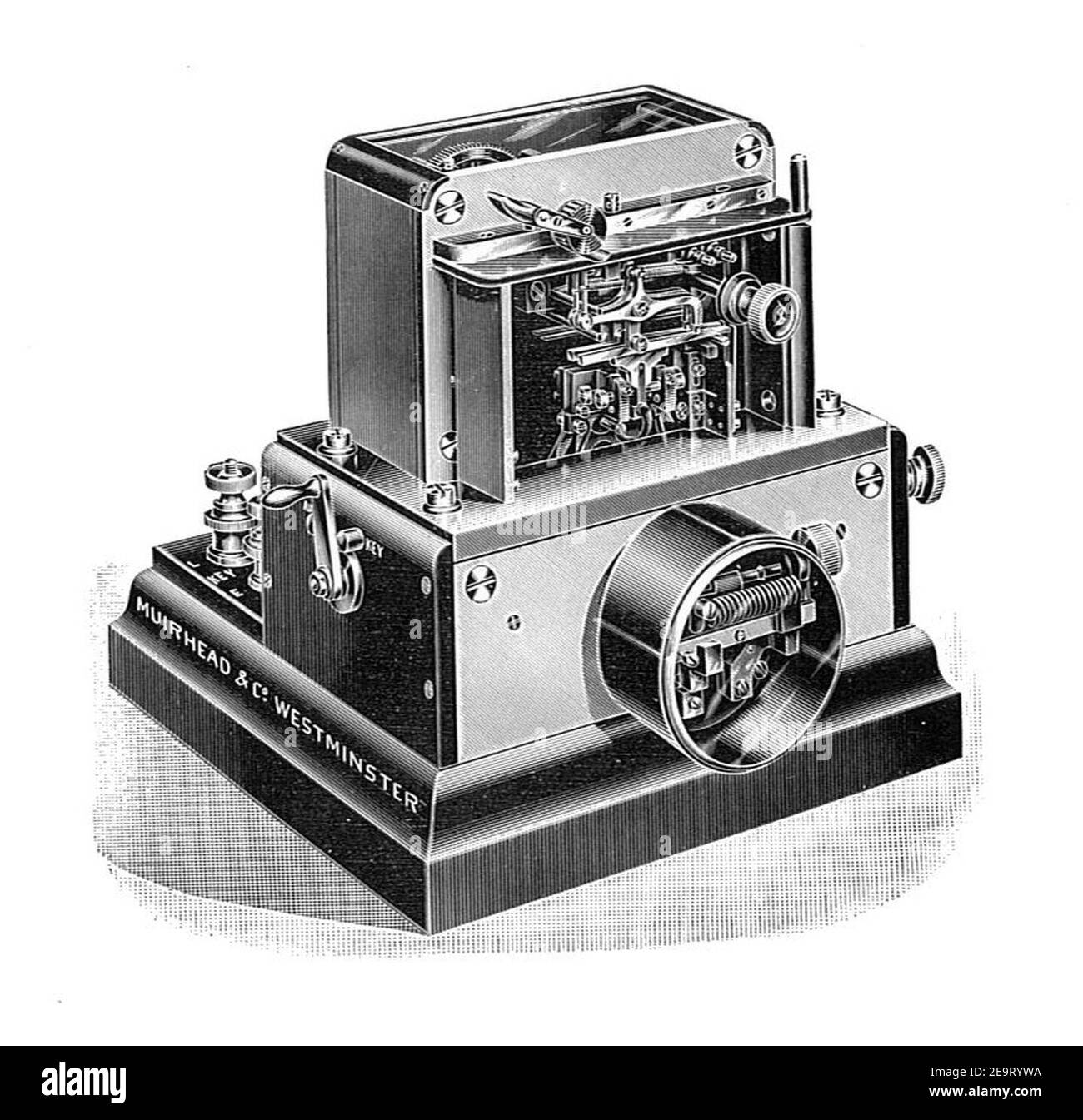 Muirhead automatic telegraph sender (Rankin Kennedy, Electrical ...