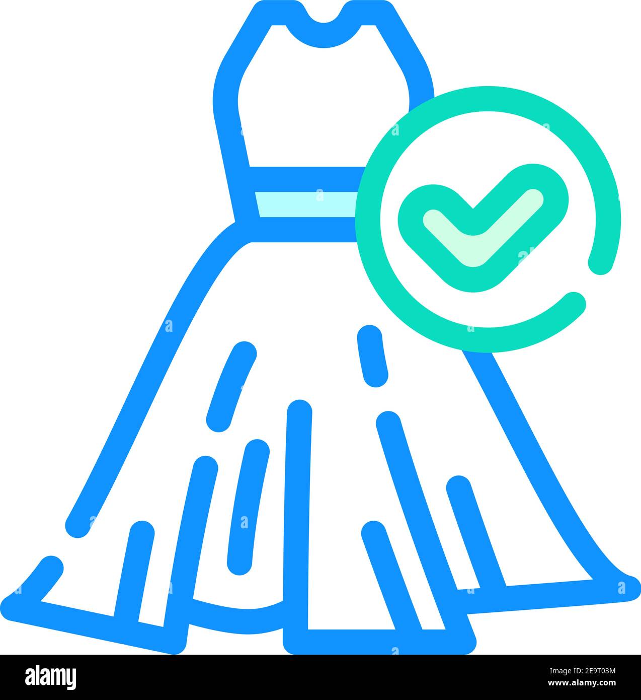 dress code for night club color icon vector illustration Stock Vector ...