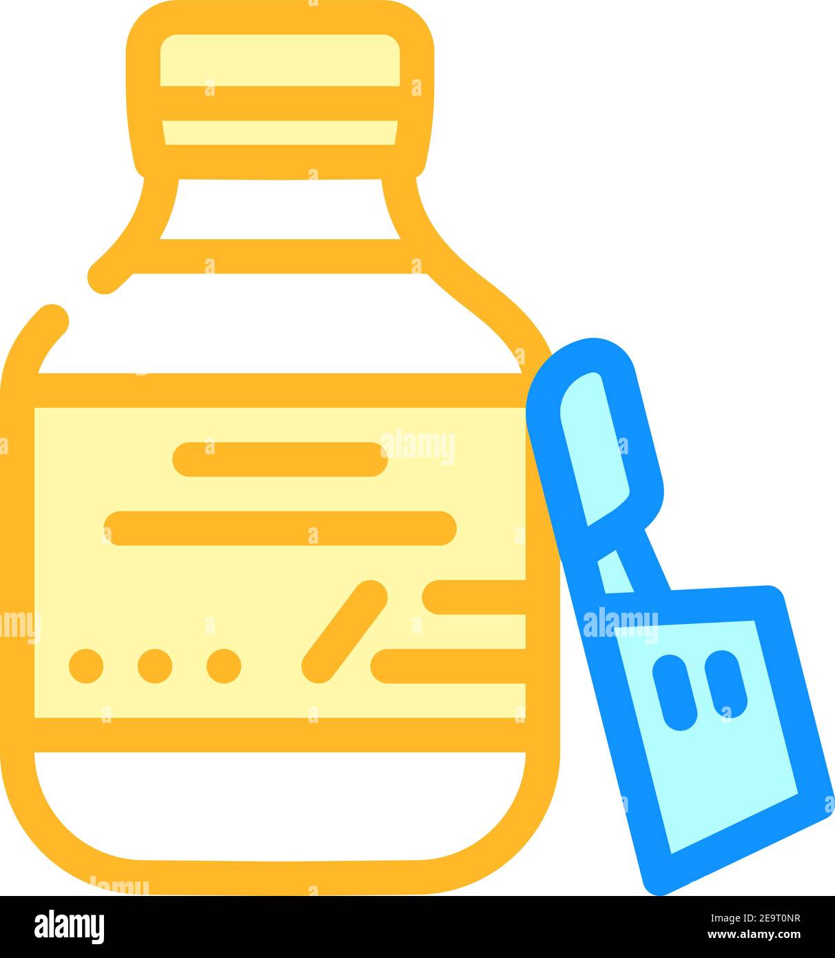 syrup for children color icon vector illustration Stock Vector Image ...