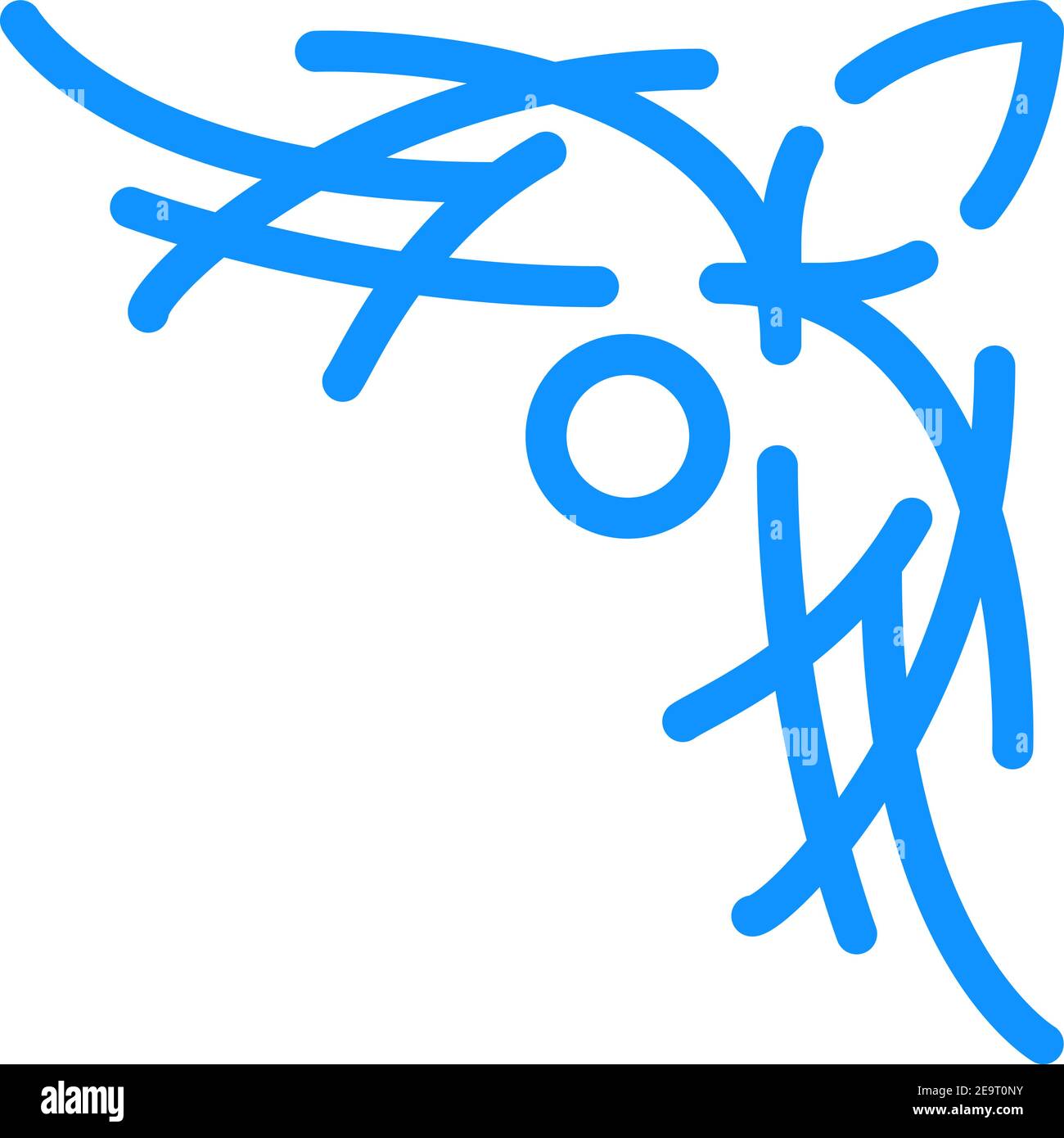 invitation card decoration corner color icon vector illustration Stock ...