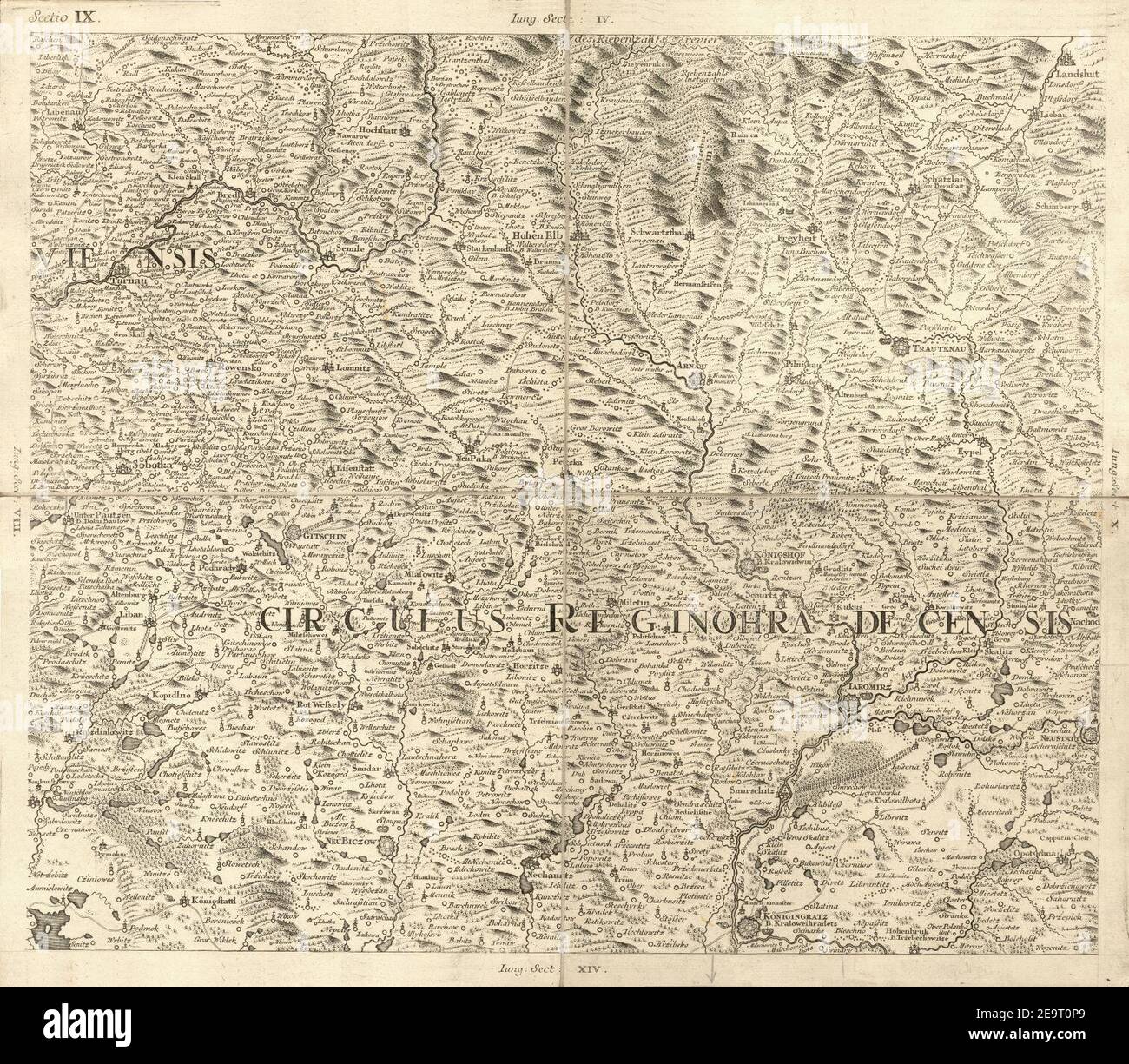 Mullerova mapa Cech 09 Stock Photo - Alamy