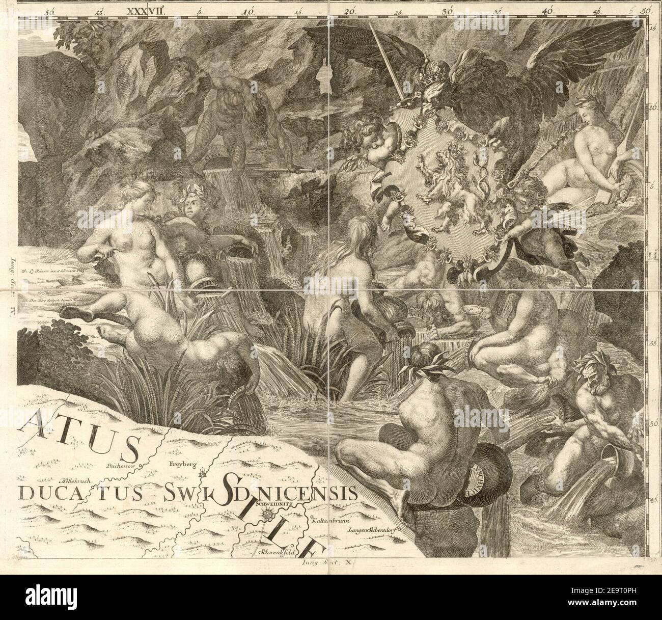 Mullerova mapa Cech 05 Stock Photo - Alamy