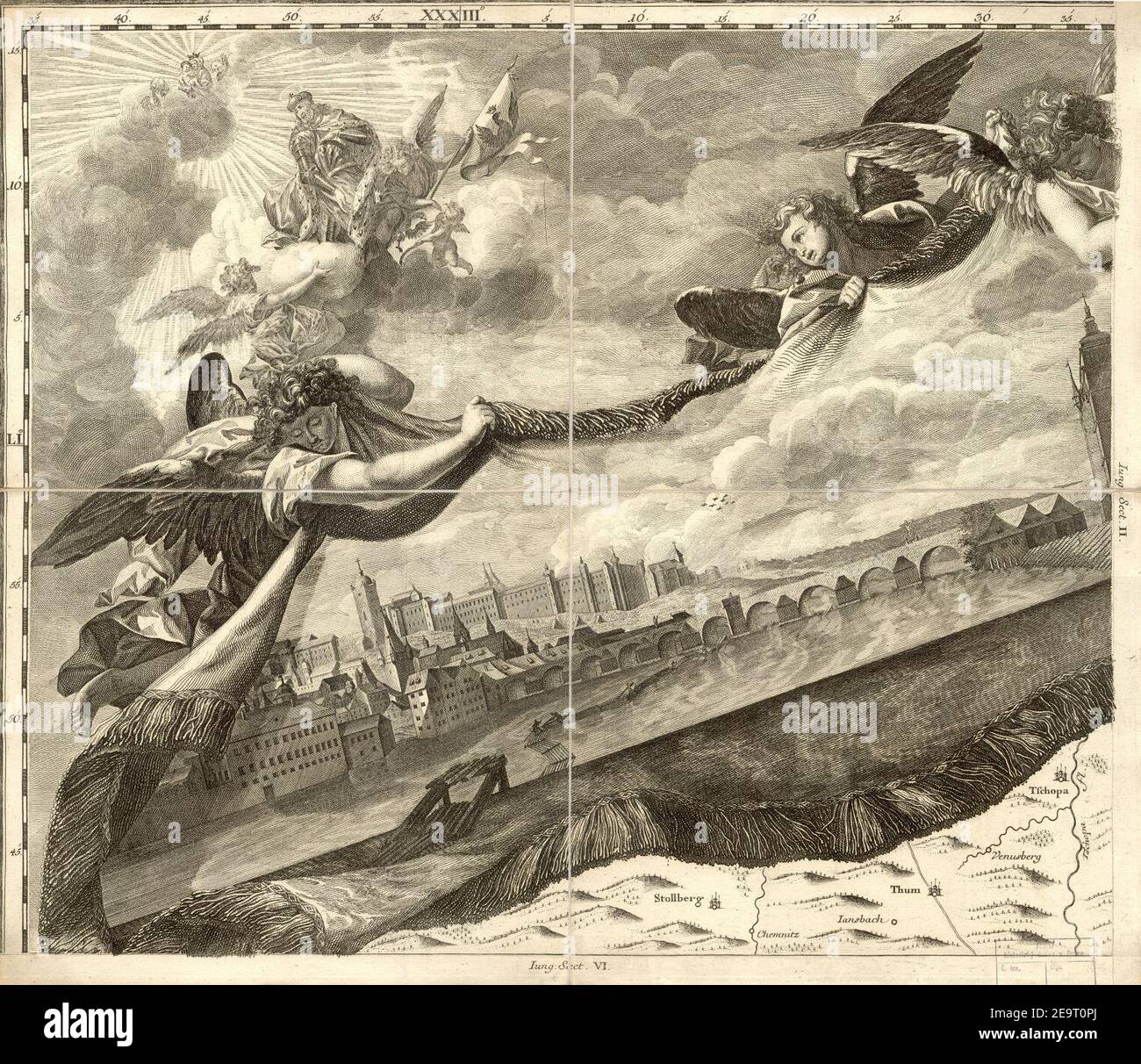 Mullerova mapa Cech 01 Stock Photo - Alamy