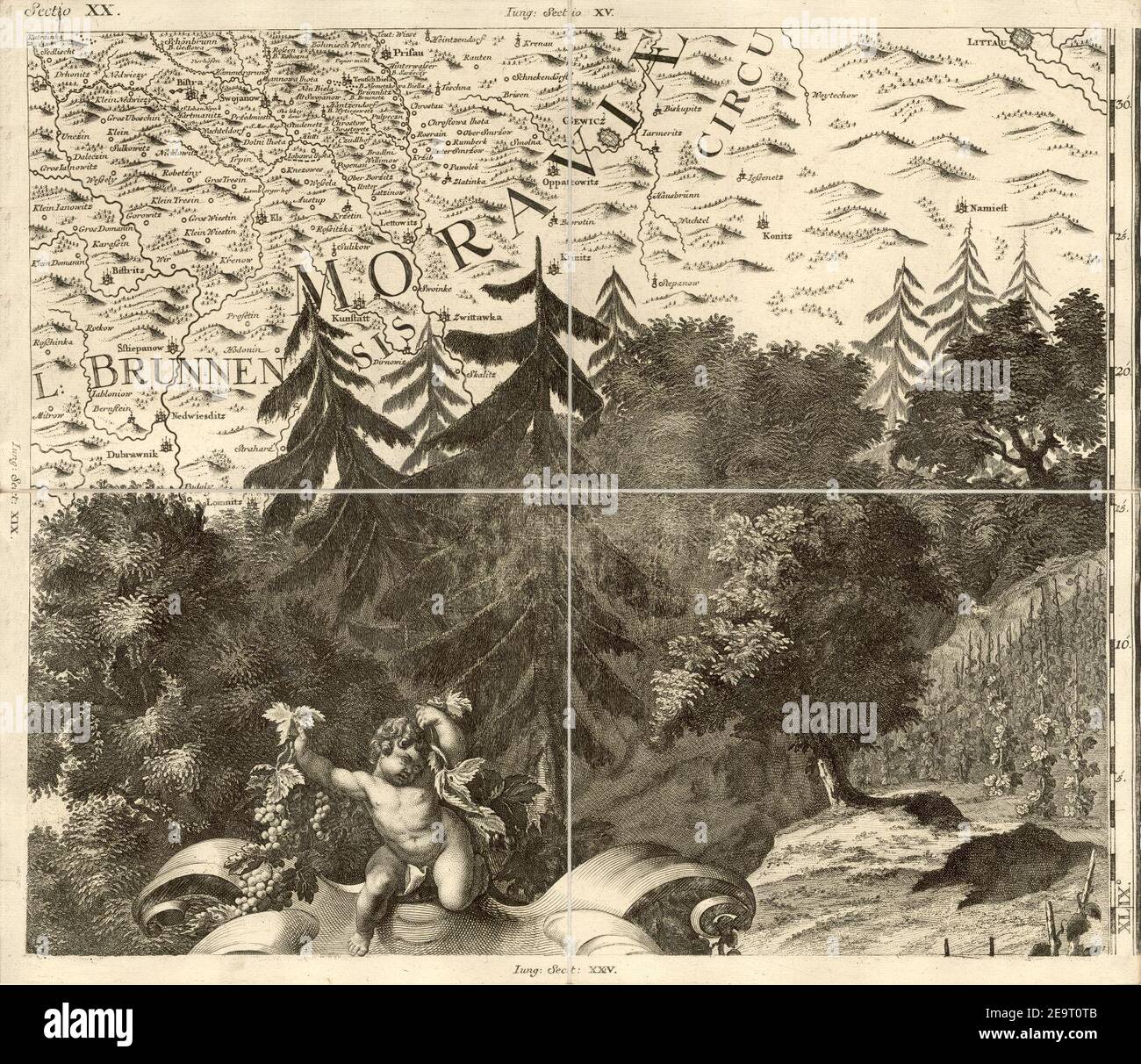 Mullerova mapa Cech 20 Stock Photo - Alamy