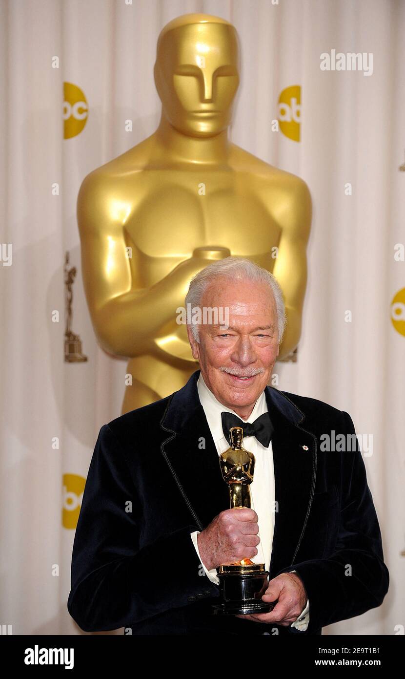 6th Feb 2021. FILE: Christopher Plummer Dies At 91. File photo dated ...