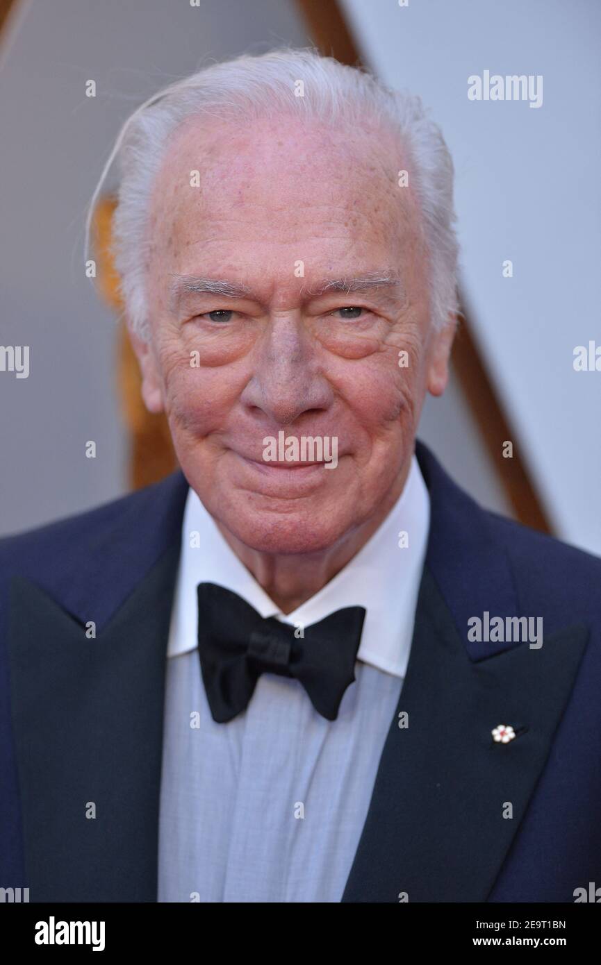 6th Feb 2021. FILE: Christopher Plummer Dies At 91. File photo dated ...