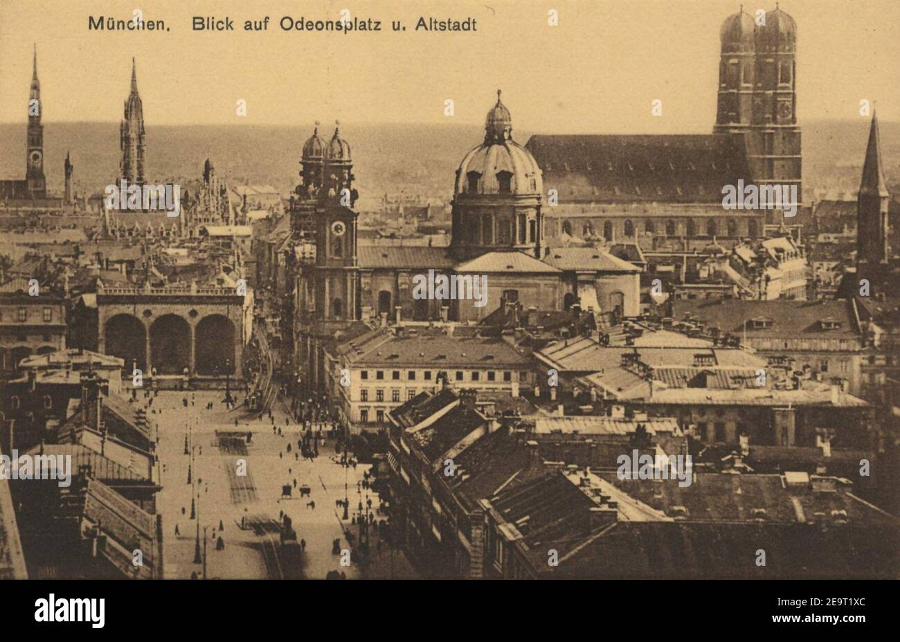 Odeonsplatz classic hi-res stock photography and images - Alamy