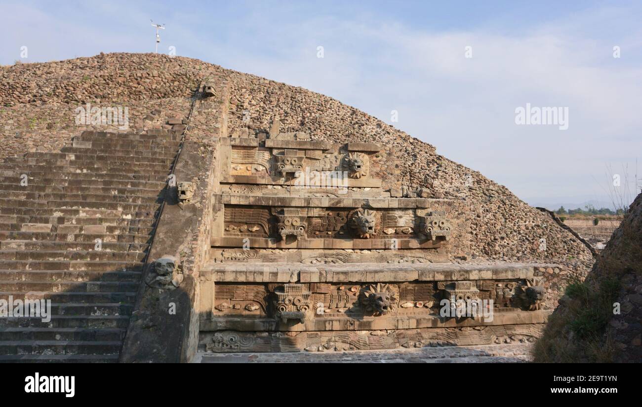 Teotihuacan. Ancient Mesoamerica "City of the Gods". Pre-Aztec pyramid ...