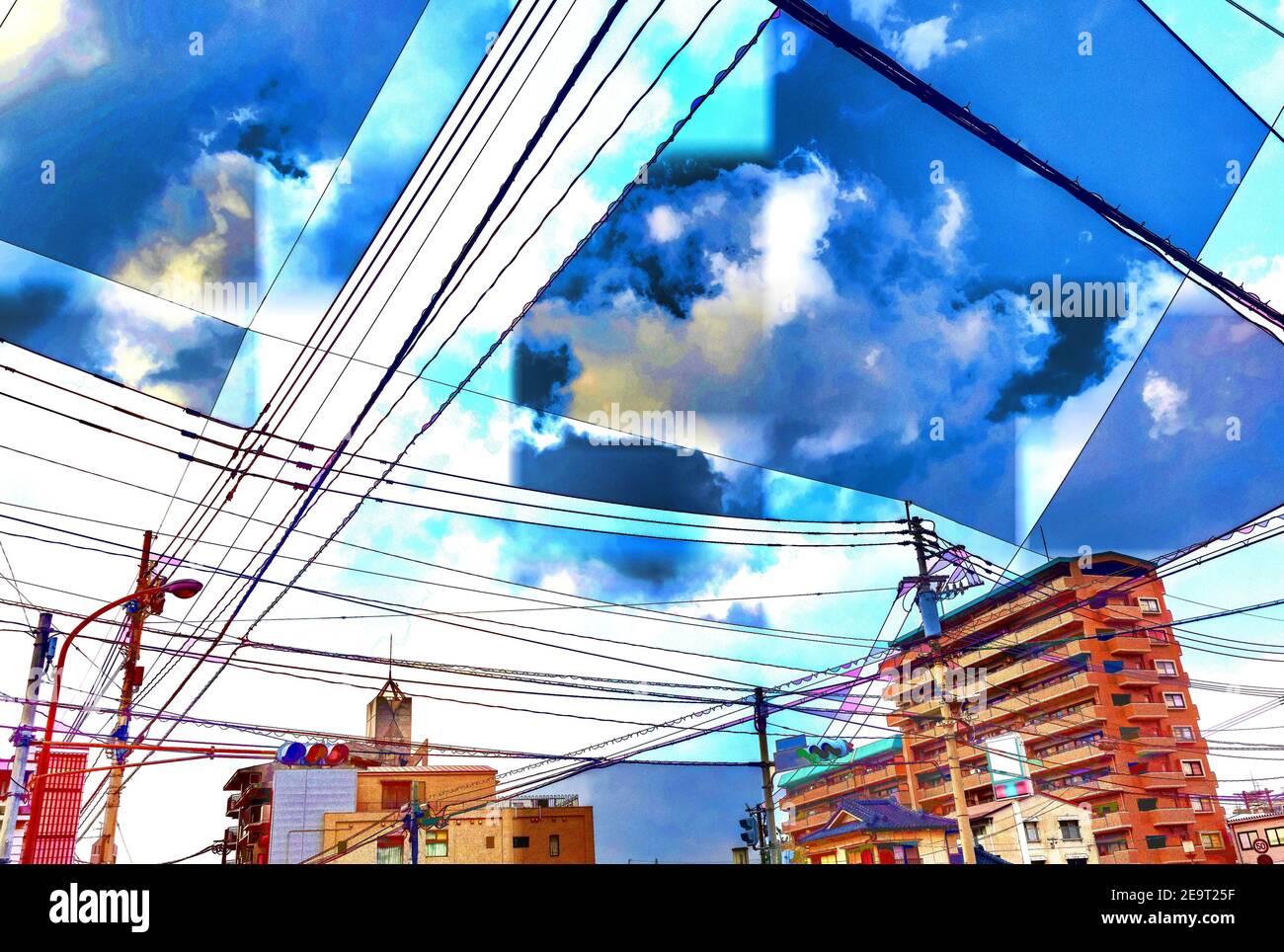 Overhead cables japan hi-res stock photography and images - Alamy