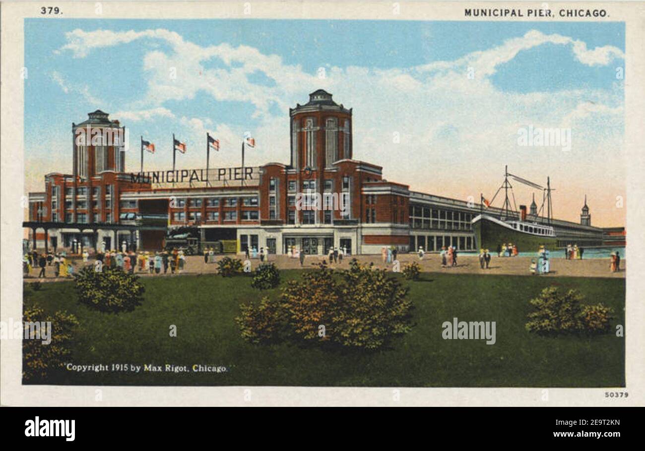 Municipal Pier, Chicago Stock Photo - Alamy
