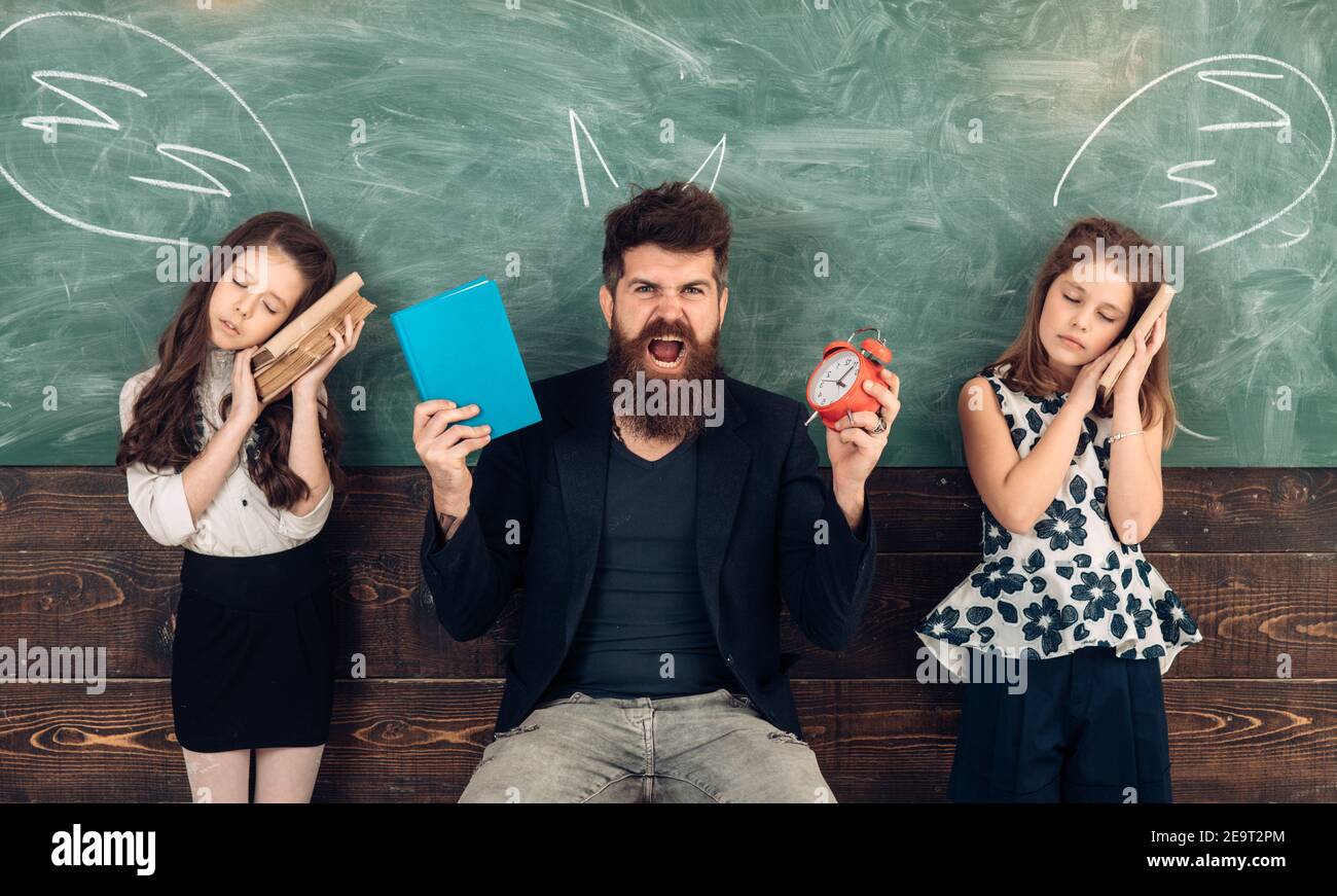 Angry teacher students hi-res stock photography and images - Alamy