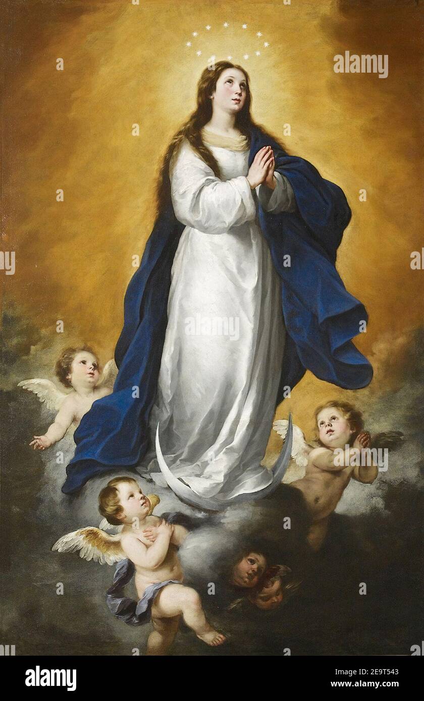 Murillo - The Immaculate Conception, 1655-1660 Stock Photo - Alamy