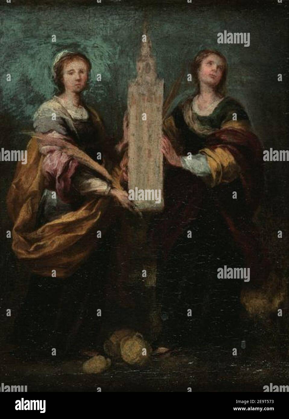 Murillo St Justa and St Rufina Stock Photo - Alamy