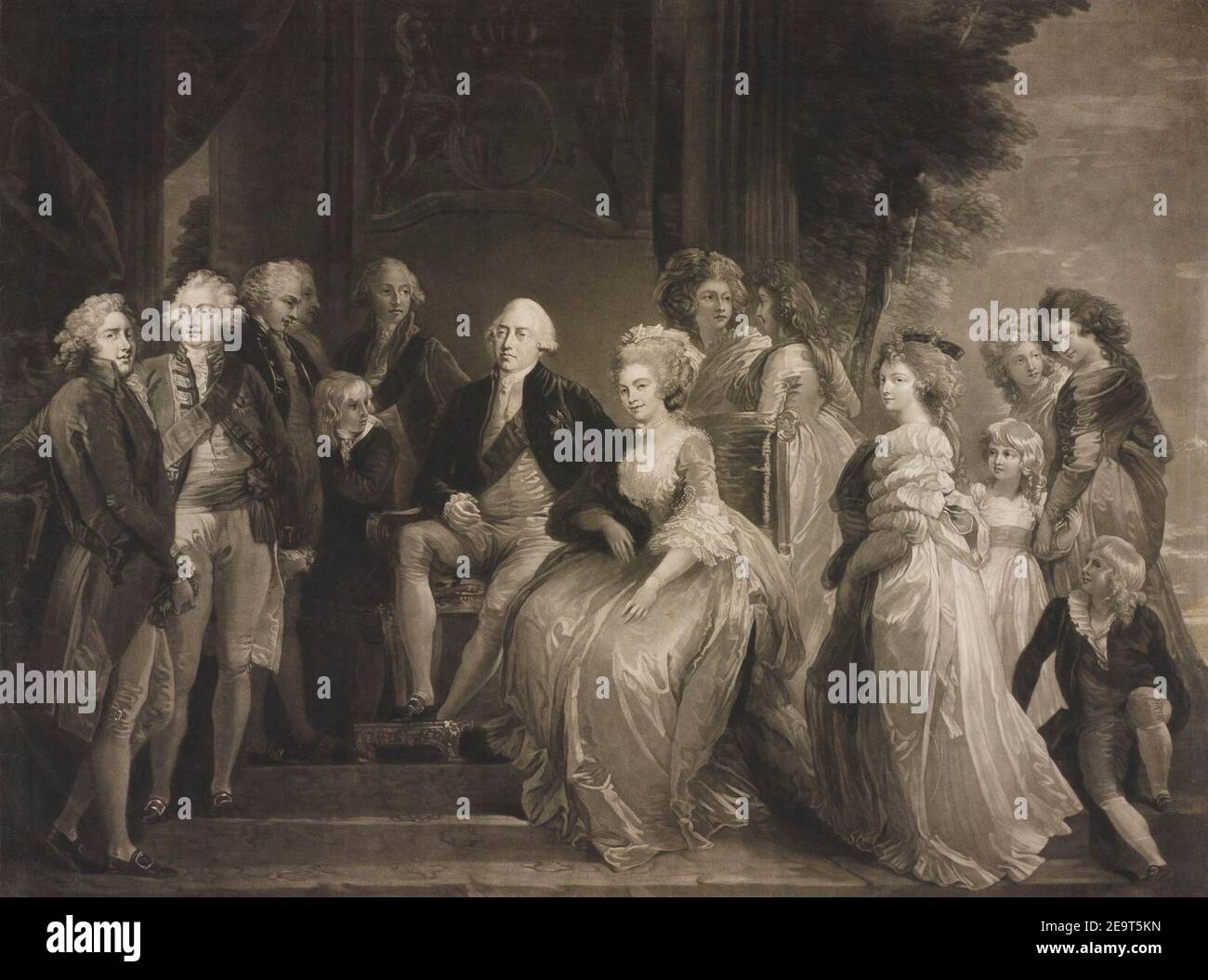 George iii children hi-res stock photography and images - Alamy