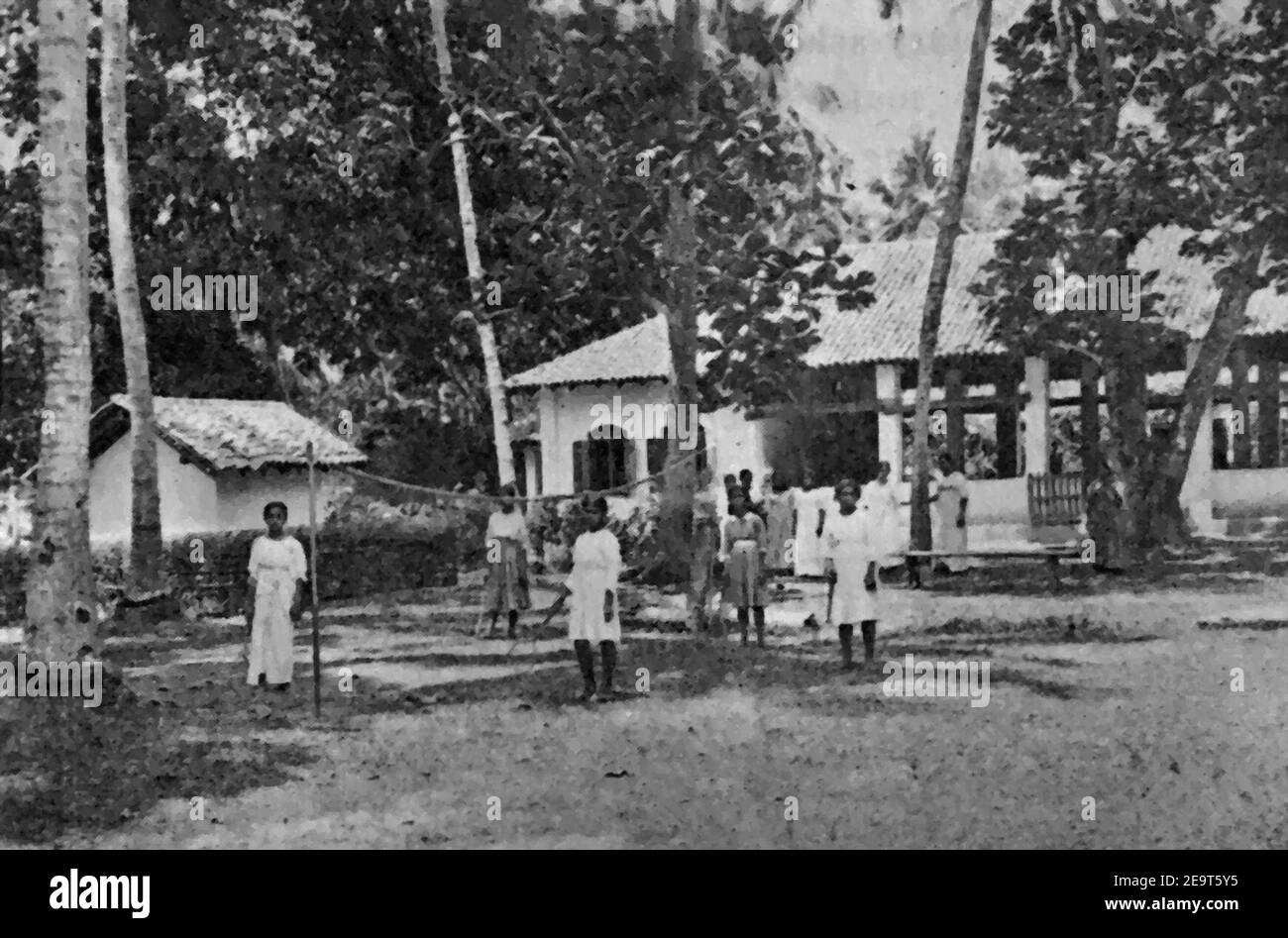 MusaeusCollege-Colombo Playground-PractisingSchool 1920 Stock Photo - Alamy