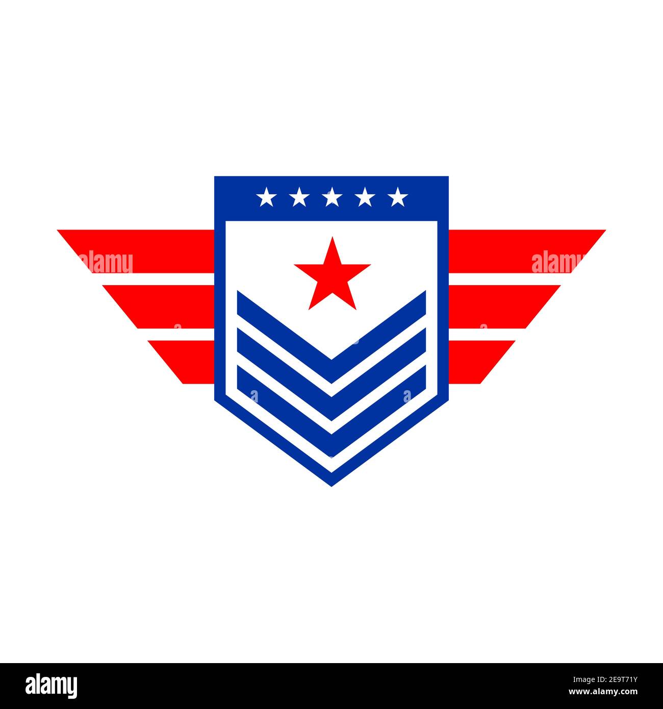 super patriotic heroes logo vector design people who protect people ...