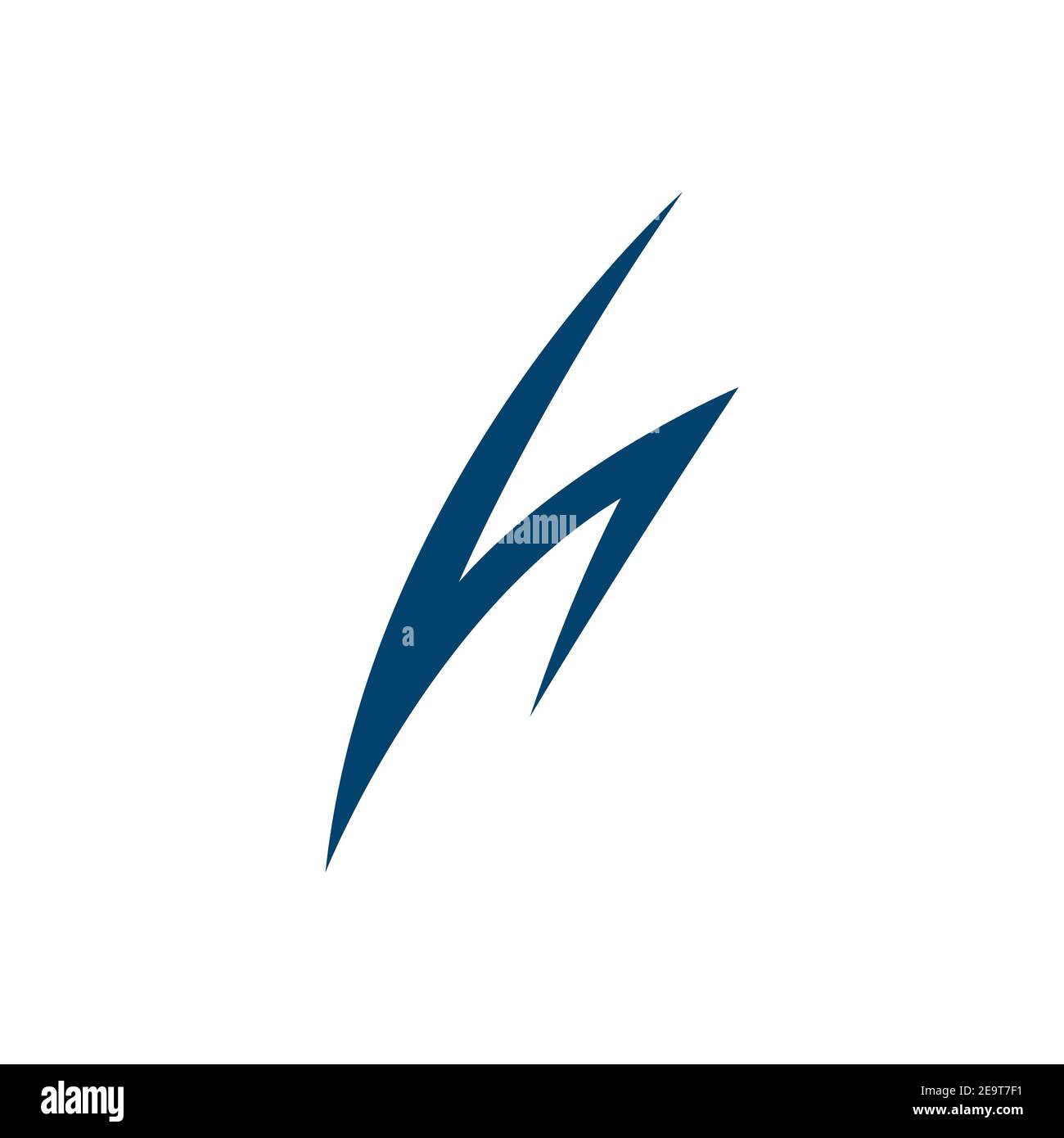 custom letter H logo that contain a textured on the letter modern style ...