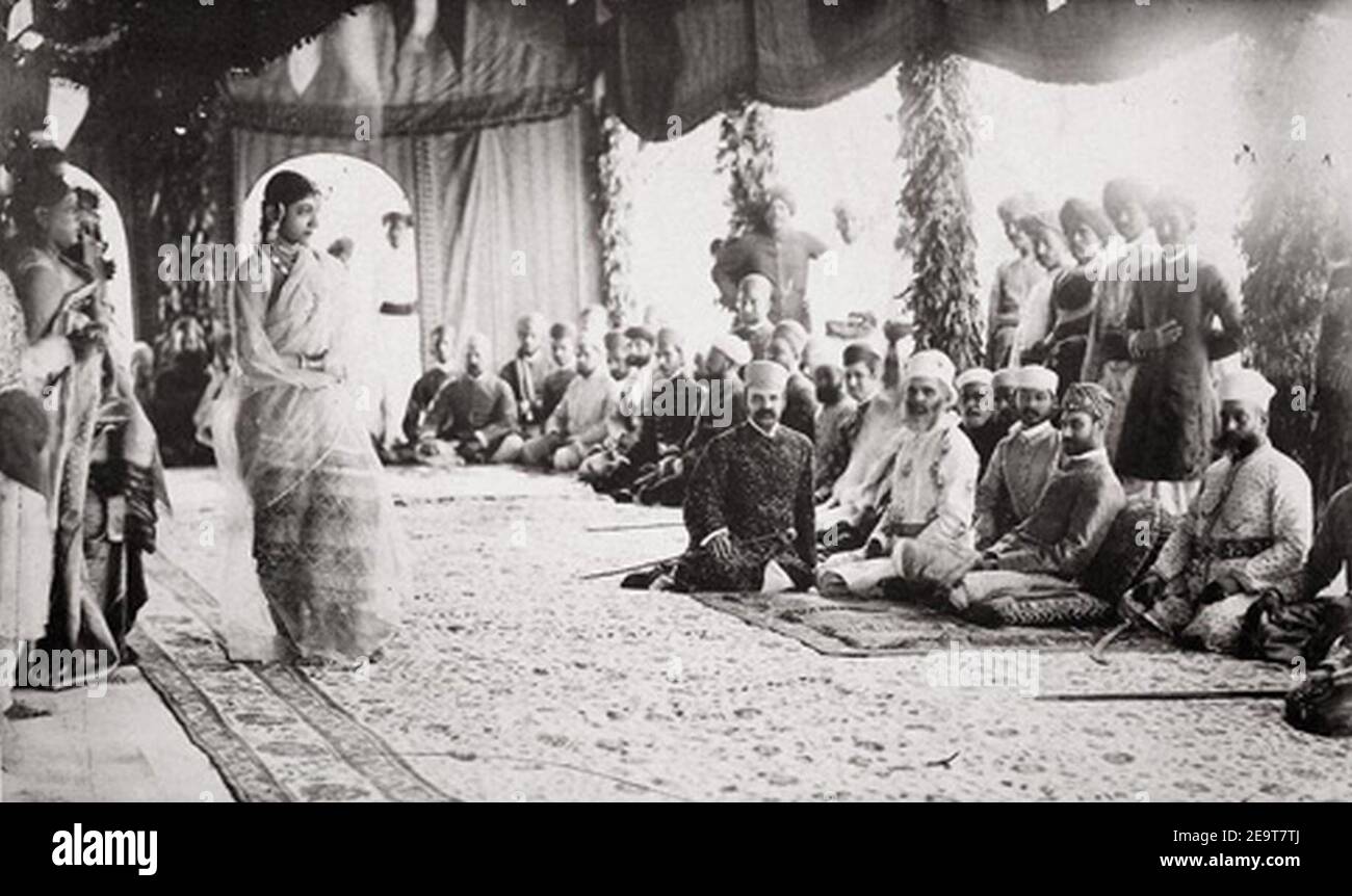 Mushaira by courtesans in Hyderabad, India Stock Photo - Alamy