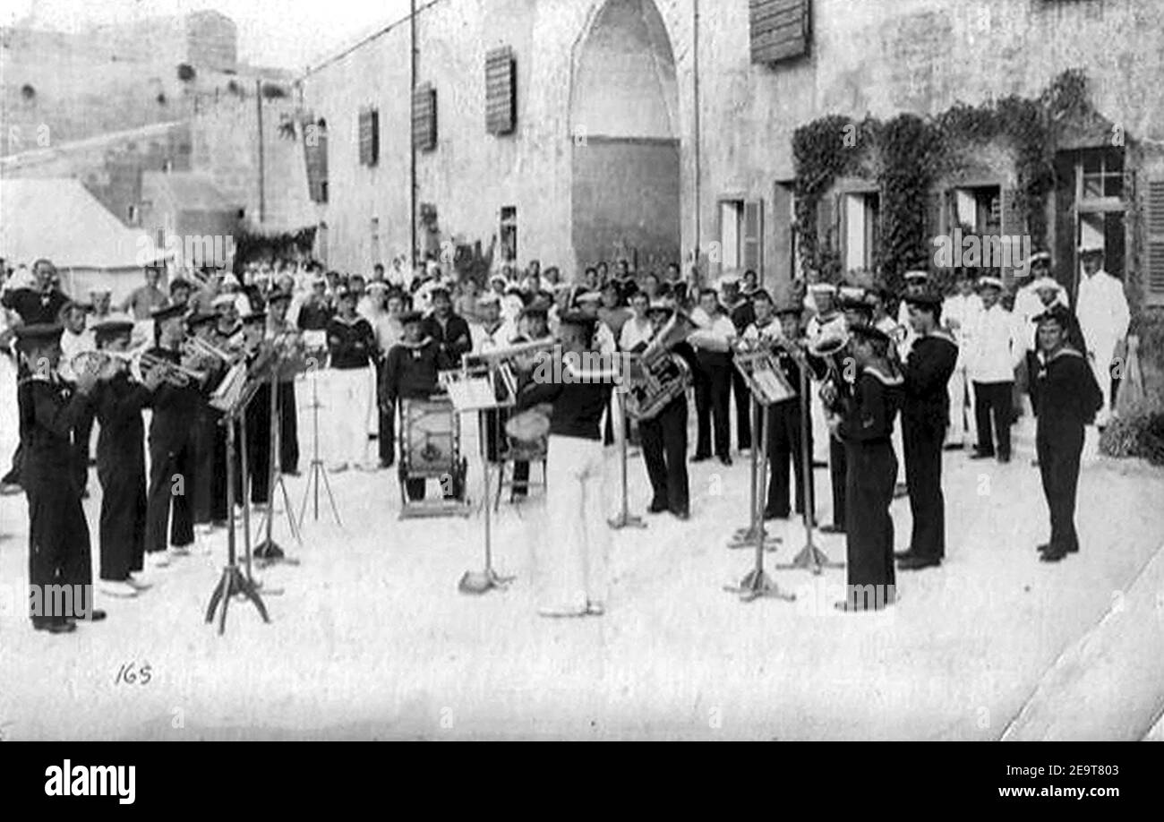 Music band, POWs at St.Clement's camp, Fort Verdala, Cospicua, Malta ...