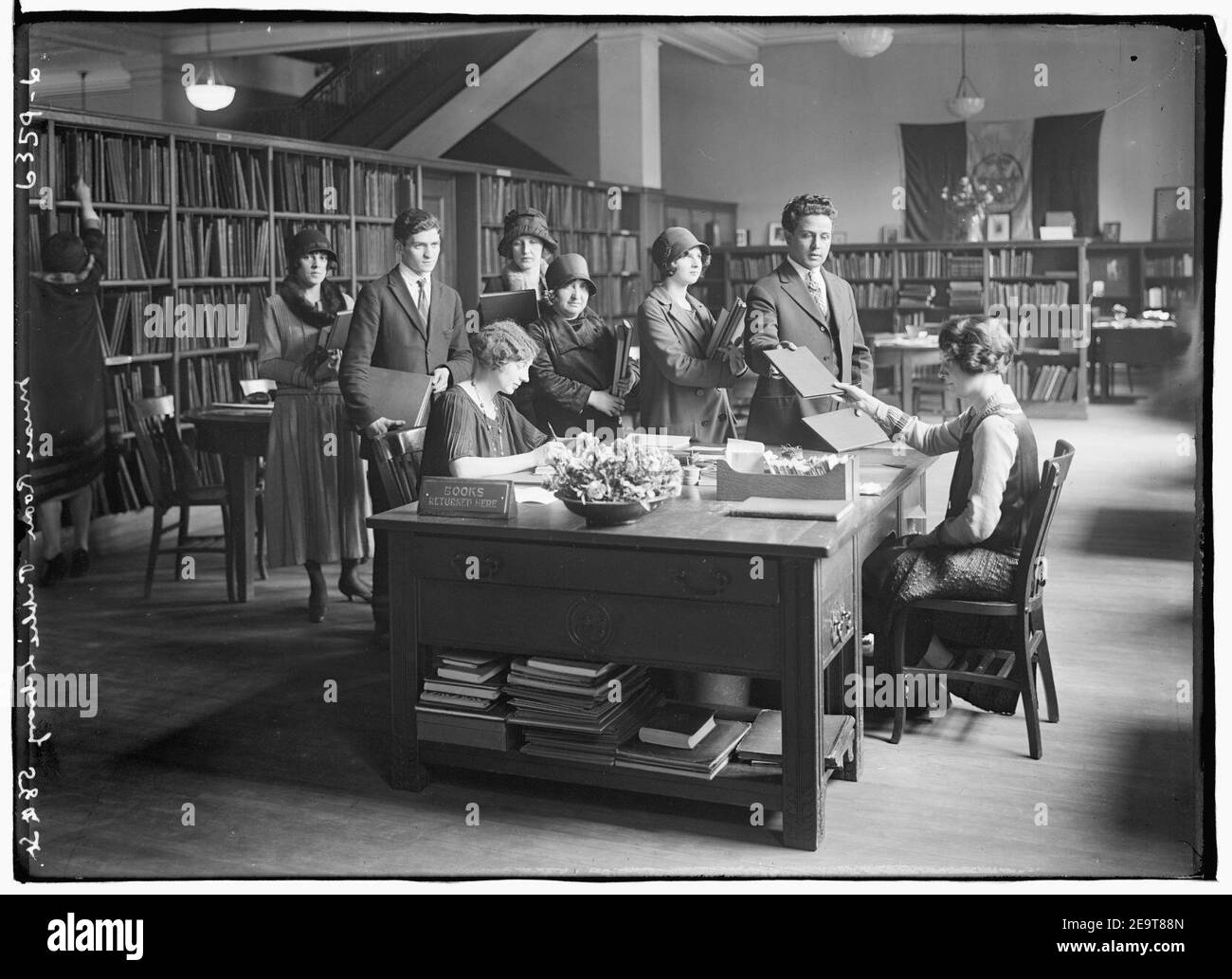 Music Room - Library - 58th St. (N.Y Stock Photo - Alamy