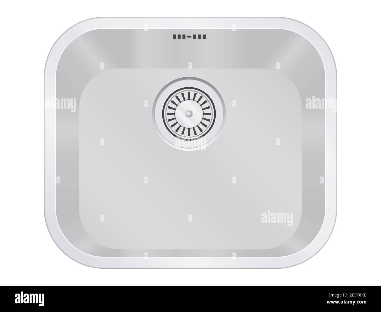 Kitchen sink on a white background. Vector illustration Stock Photo - Alamy