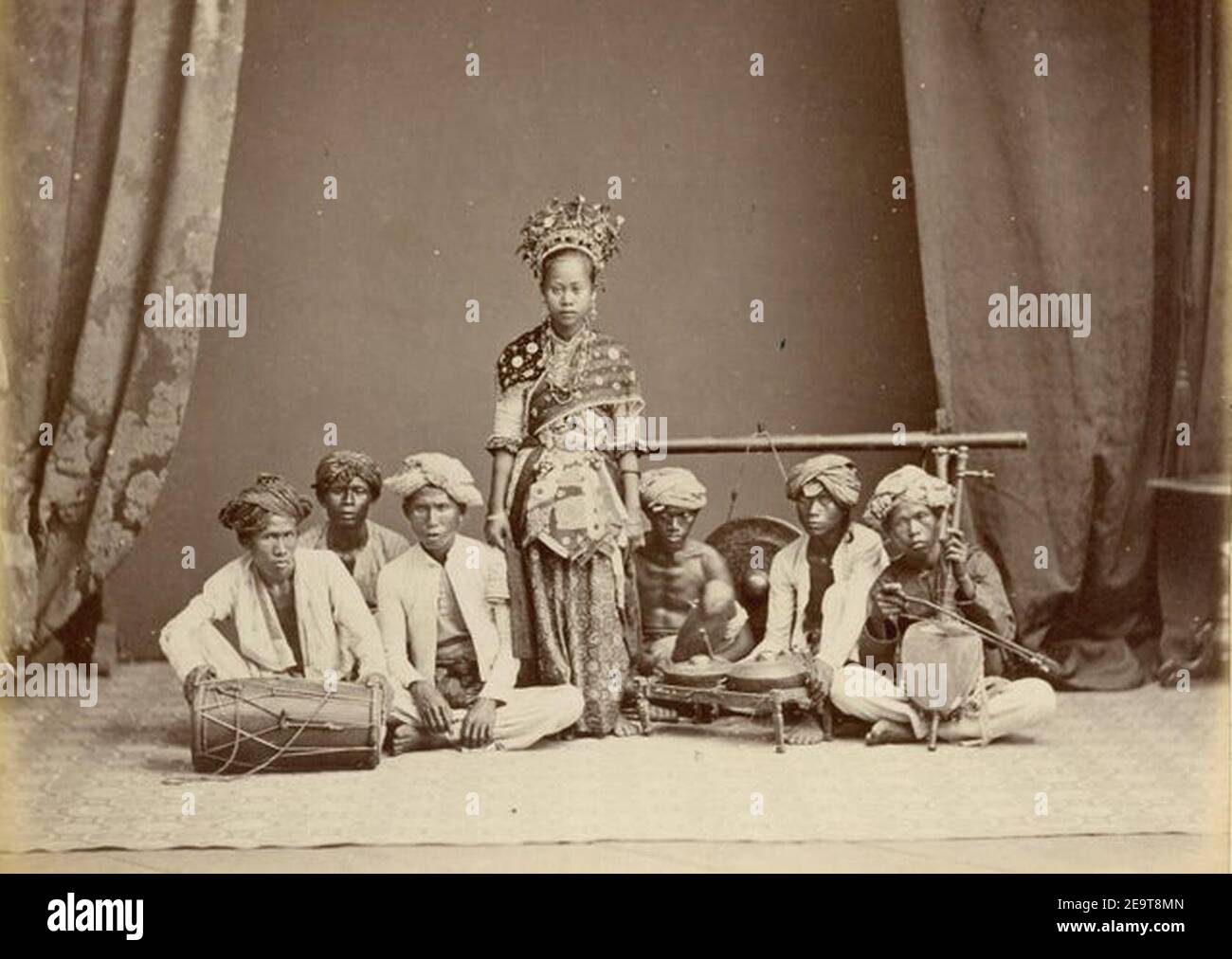 Musicians in Java Stock Photo - Alamy