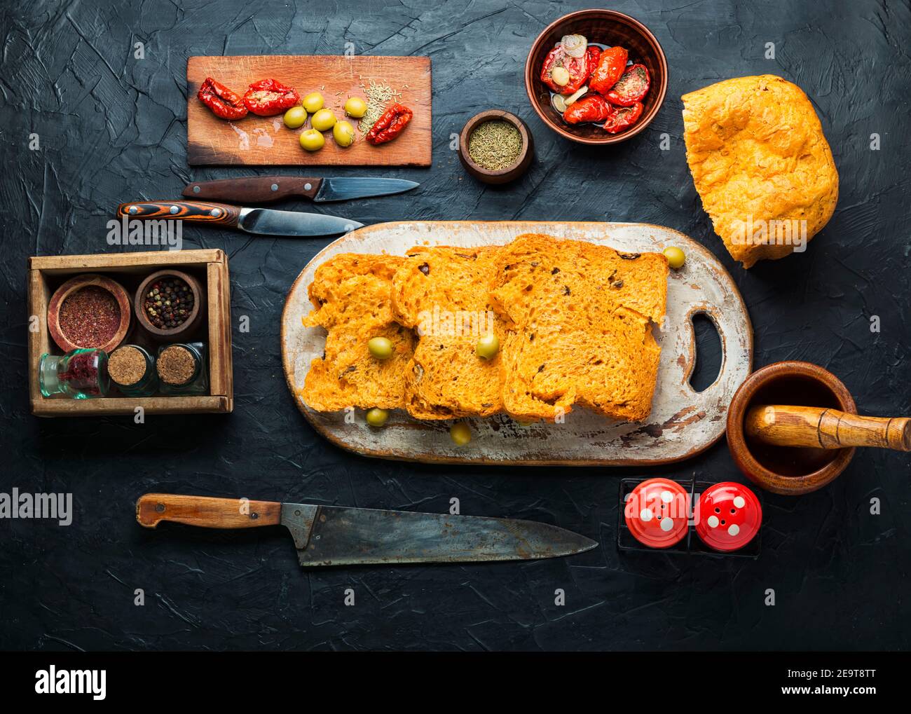 Fresh bread sun dried hi-res stock photography and images - Alamy