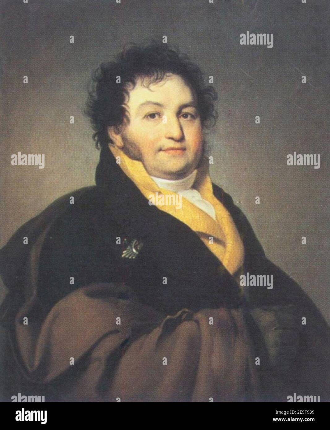 Musin-Pushkin by Kiprensky Stock Photo - Alamy