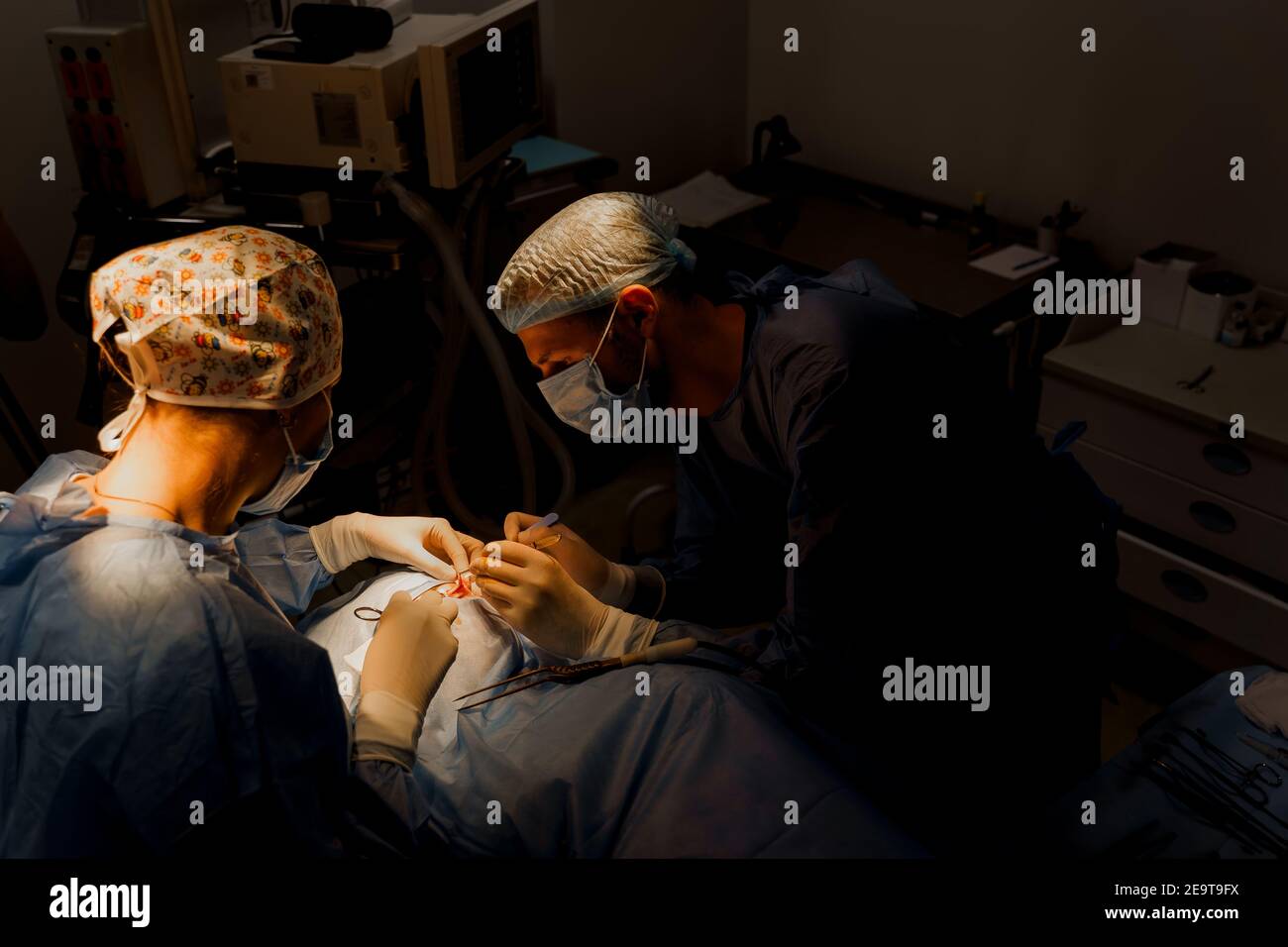 Blepharoplasty plastic surgery operation for modifying the eye region ...