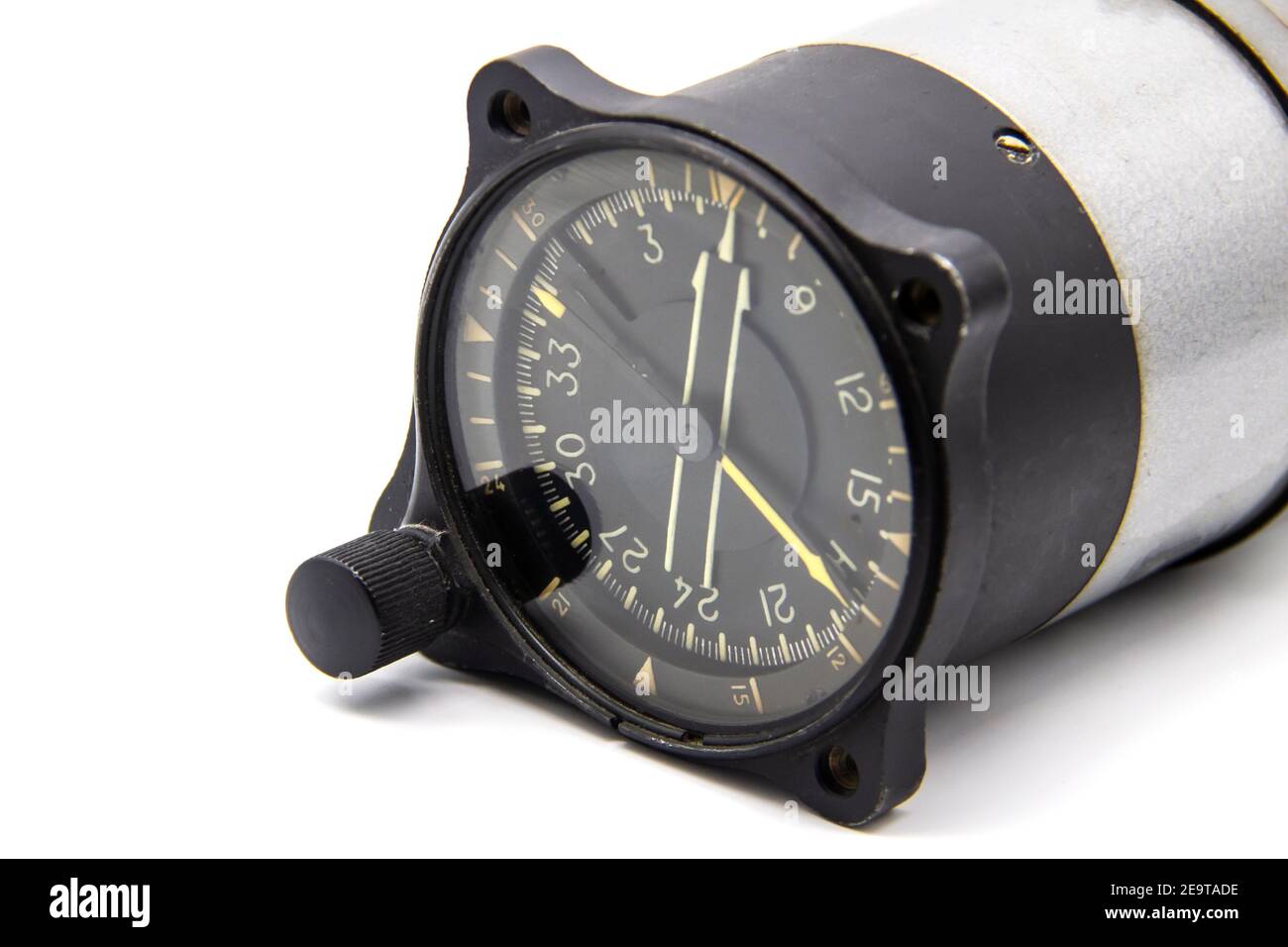 Combined flight instrument using on plane on the white background Stock ...