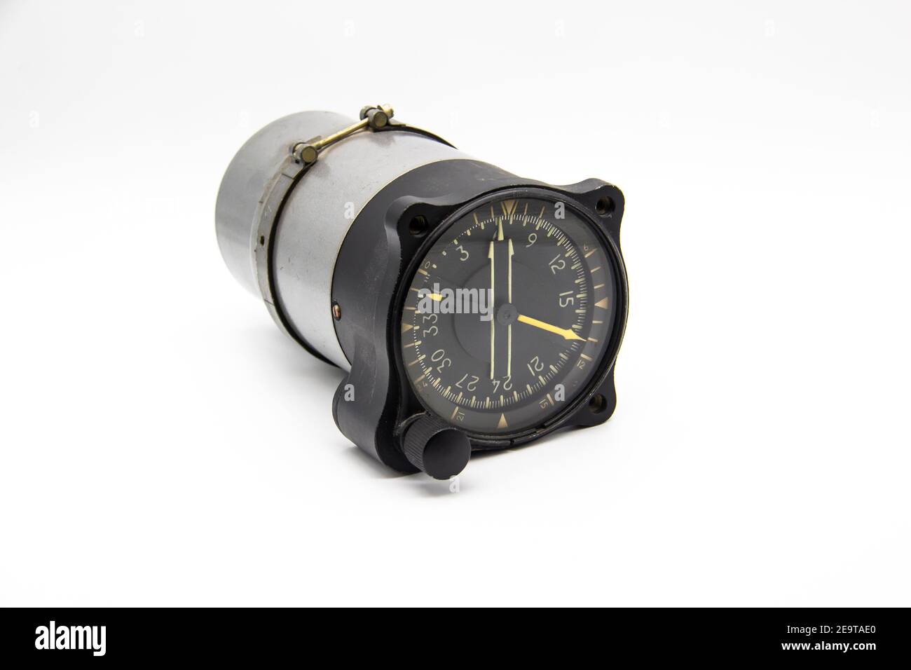 Combined flight instrument using on plane on the white background Stock ...