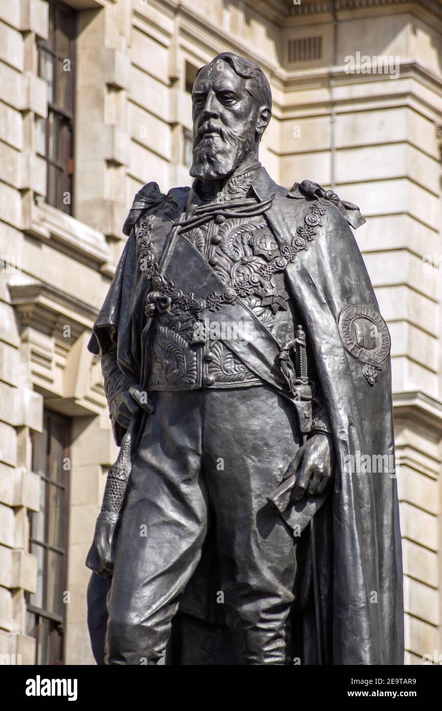 Memorial statue of Spencer Compton, Eighth Duke of Devonshire (1833 ...