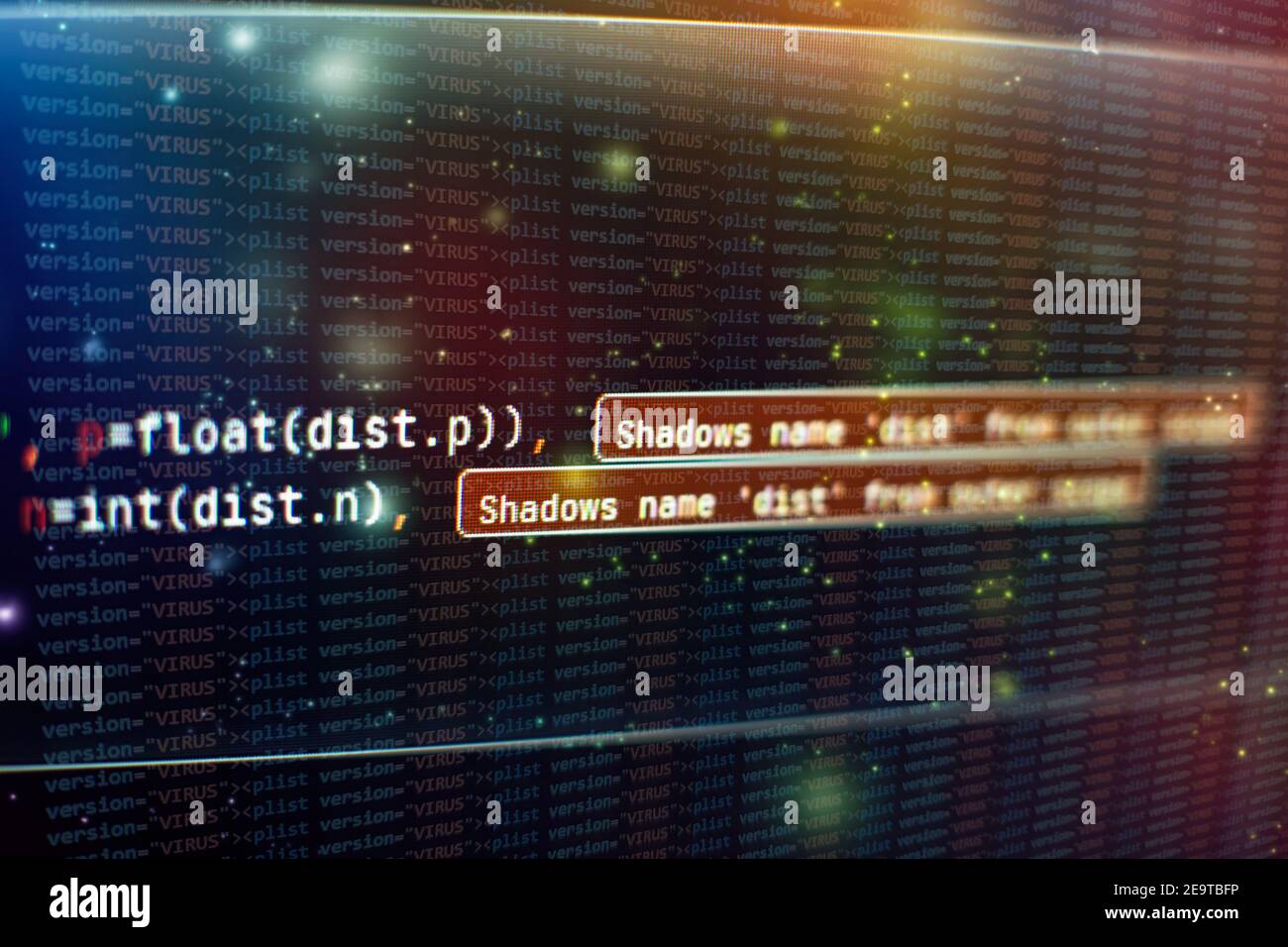 Server logs analysis. Closeup developing programming and coding technologies. Developer working ...