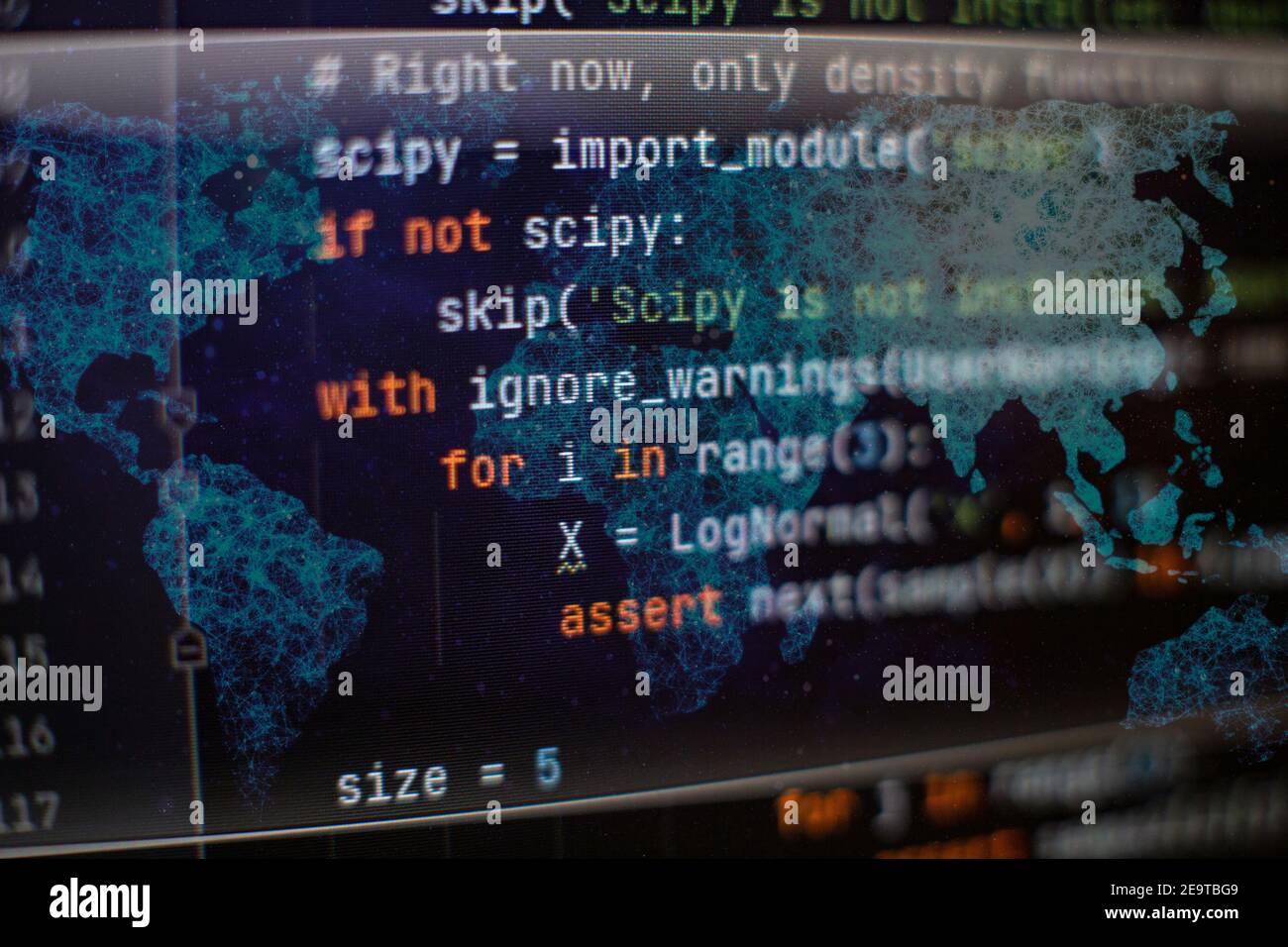 Server Logs Analysis Closeup Developing Programming And Coding