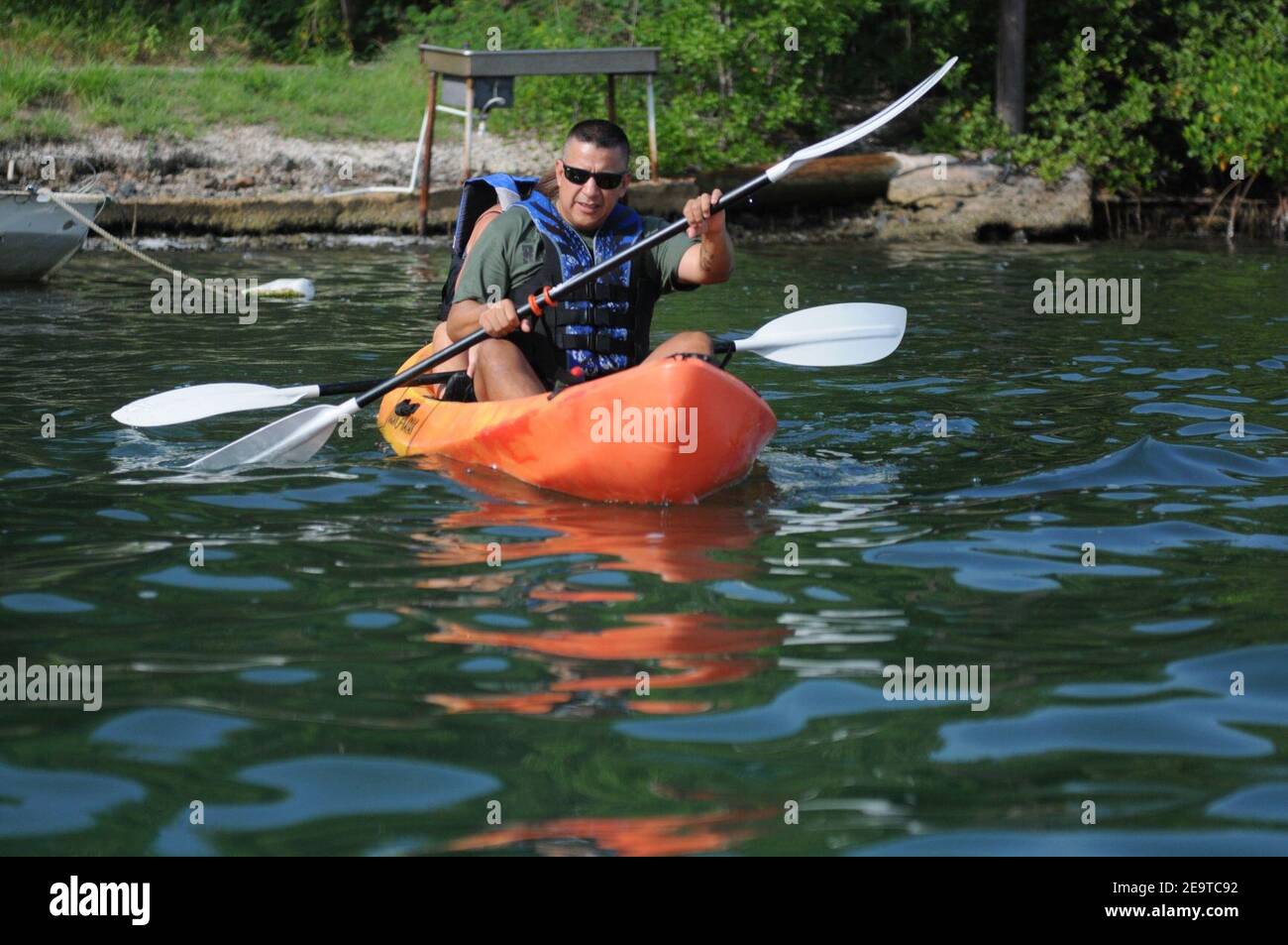MWR GTMO kayaking 110710 Stock Photo - Alamy