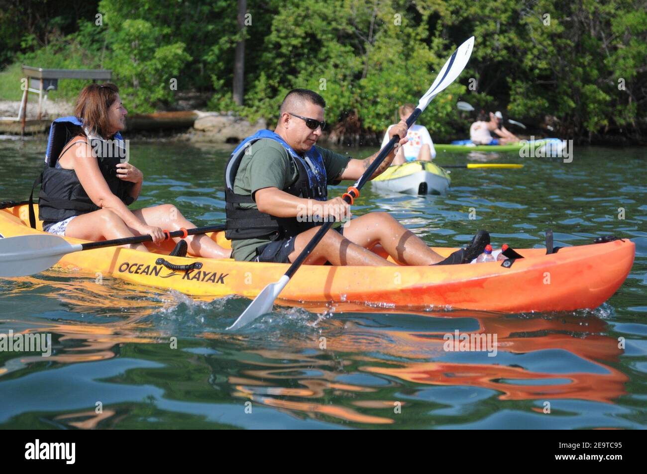 MWR GTMO kayaking 110710 Stock Photo - Alamy