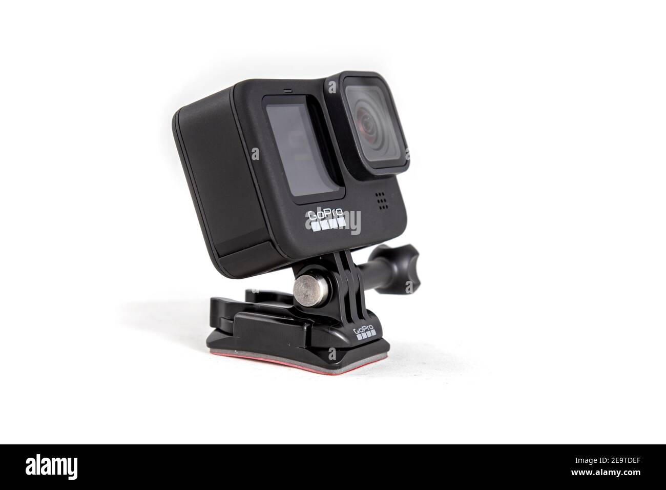 moscow, russia - Novemner 11, 2020: new flagship action camera gopro ...