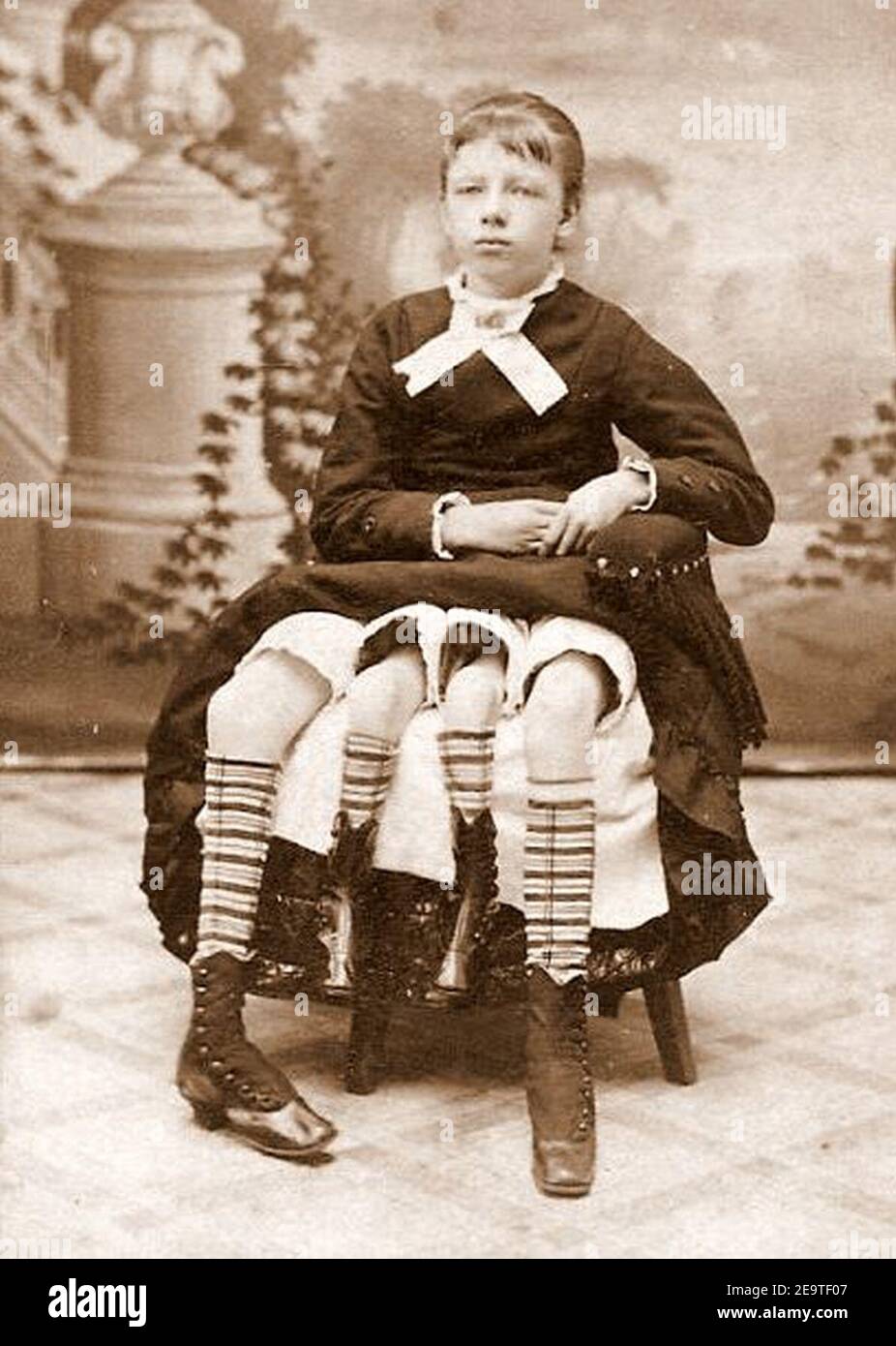 Myrtle Corbin by JR Applegate c1880 Stock Photo - Alamy