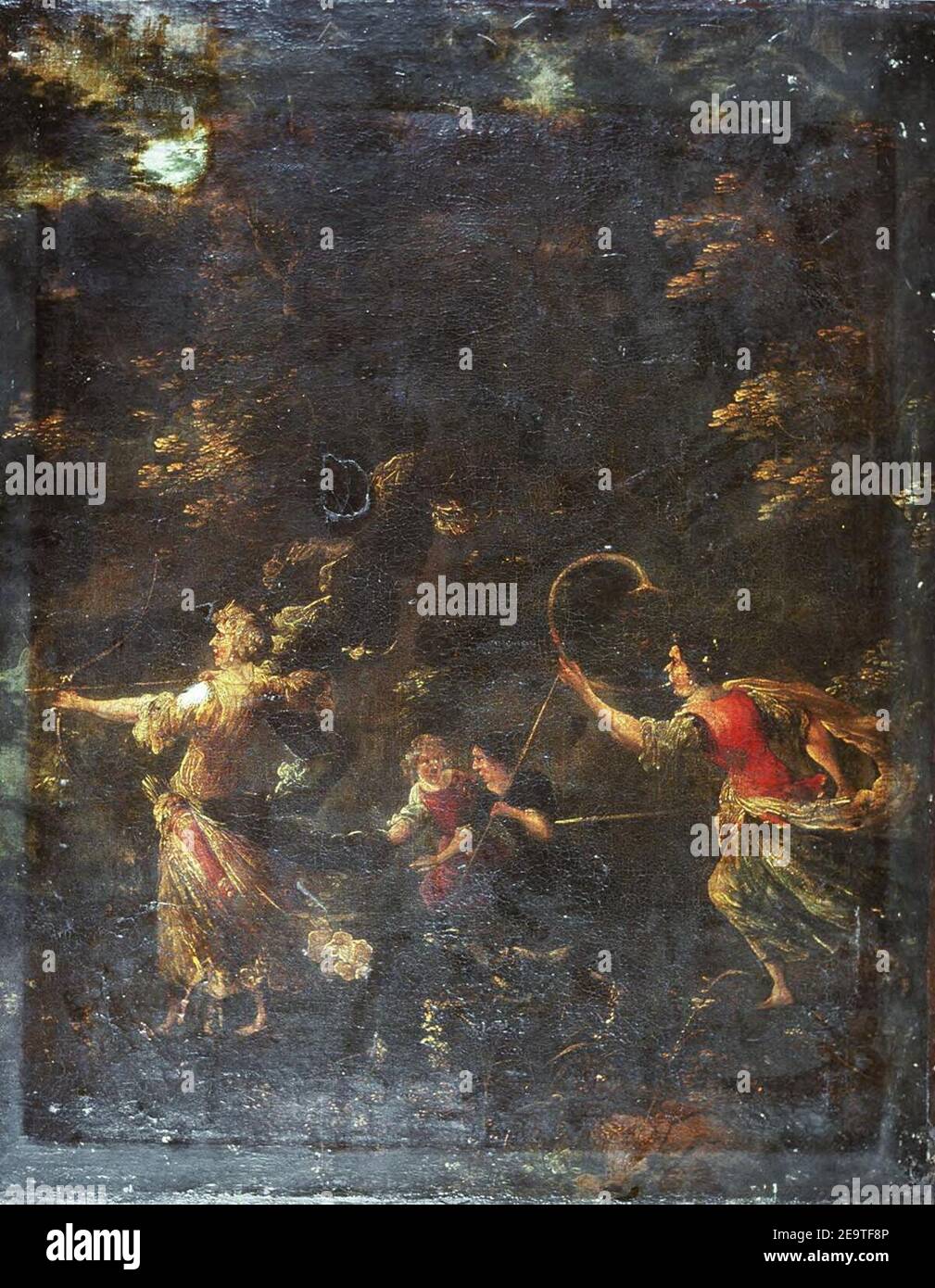 Mythical hunting scene Stock Photo - Alamy