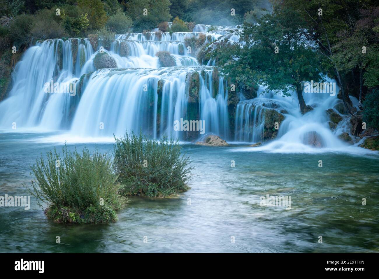 Waterfalls in Krka National Park, Croatia Stock Photo - Alamy