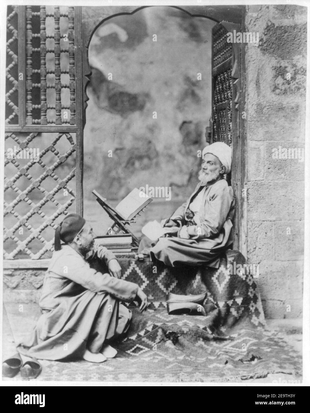 N. Africa - Scribe at work Stock Photo - Alamy