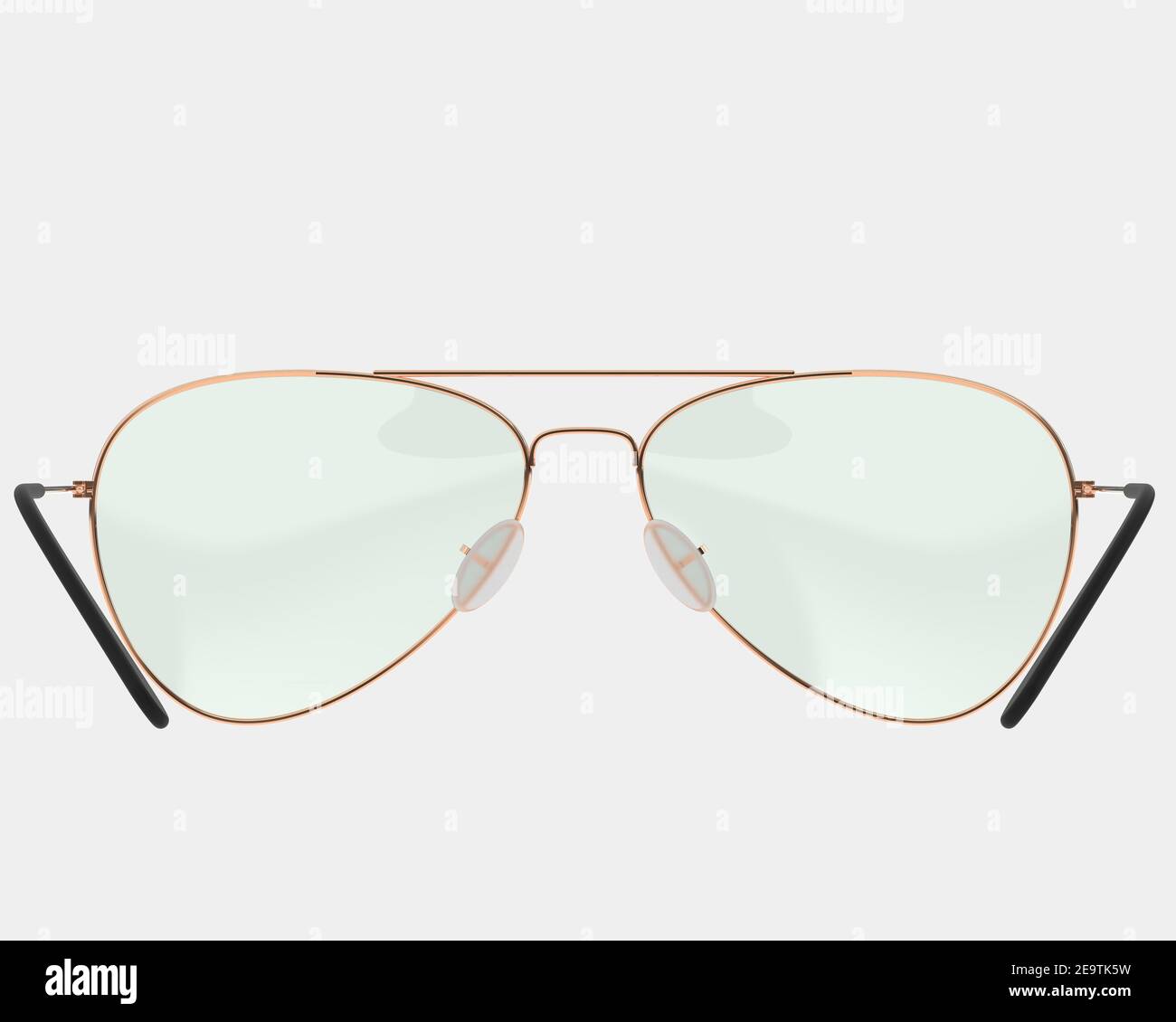 Sun glasses isolated on background. 3d rendering - illustration Stock ...