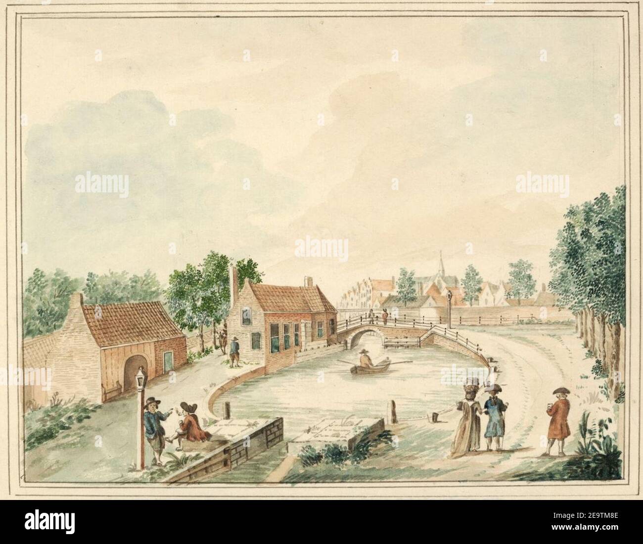 Naakte Sluis Leiden Jacob Timmermans Stock Photo - Alamy