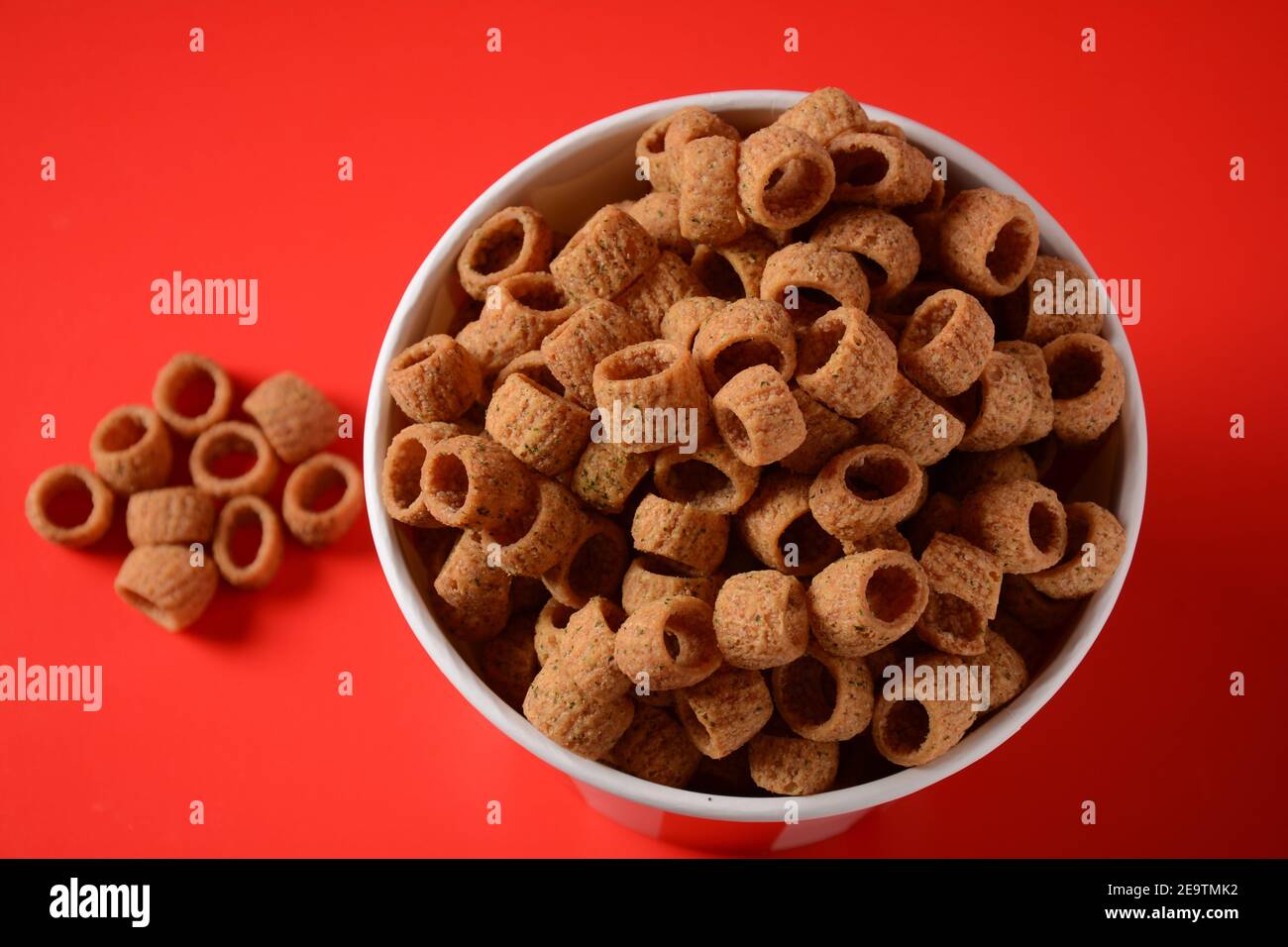 Israeli Bissli - wheat snacks with different flavors and shapes Stock ...