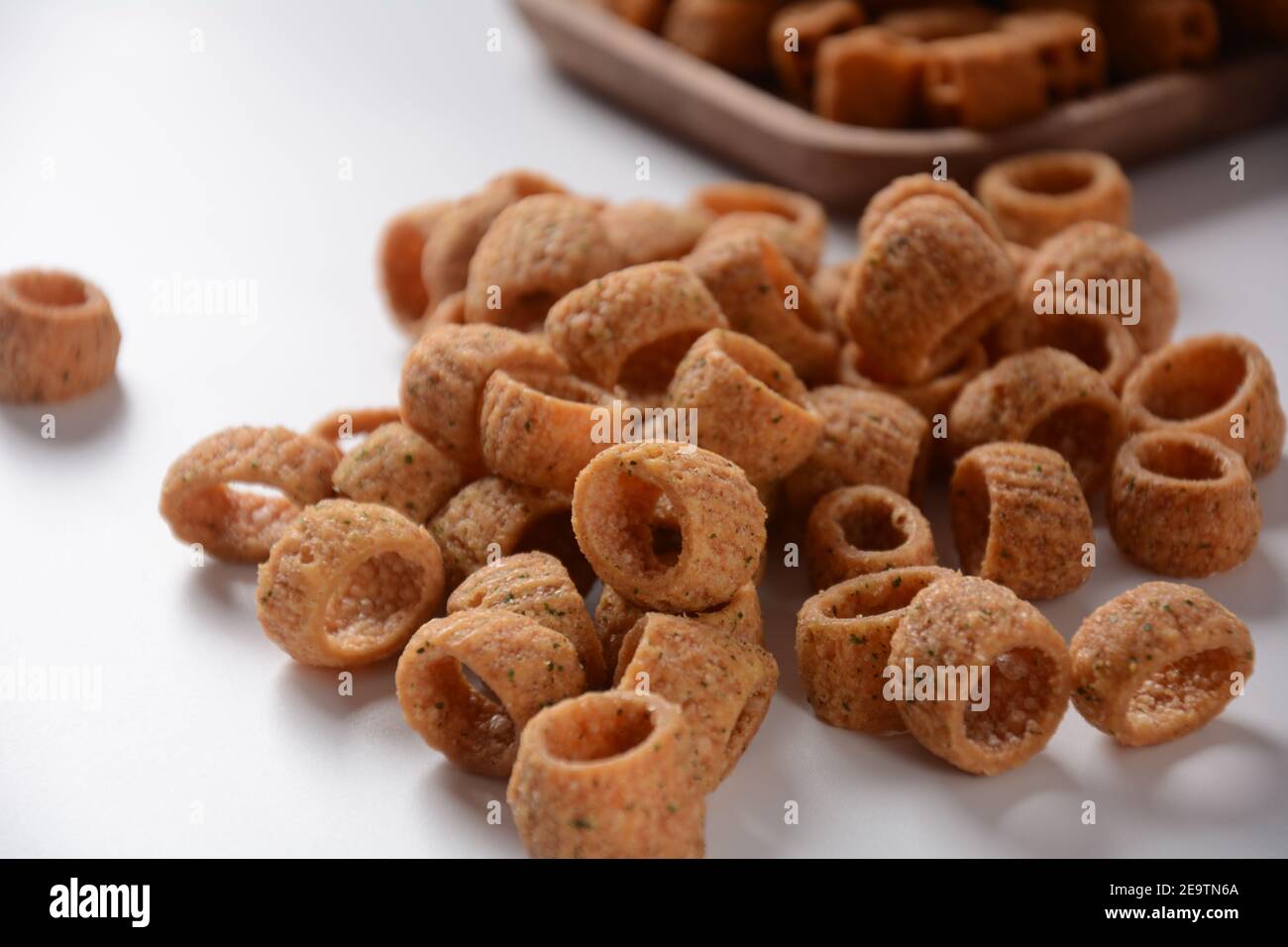 Israeli Bissli - wheat snacks with different flavors and shapes Stock ...