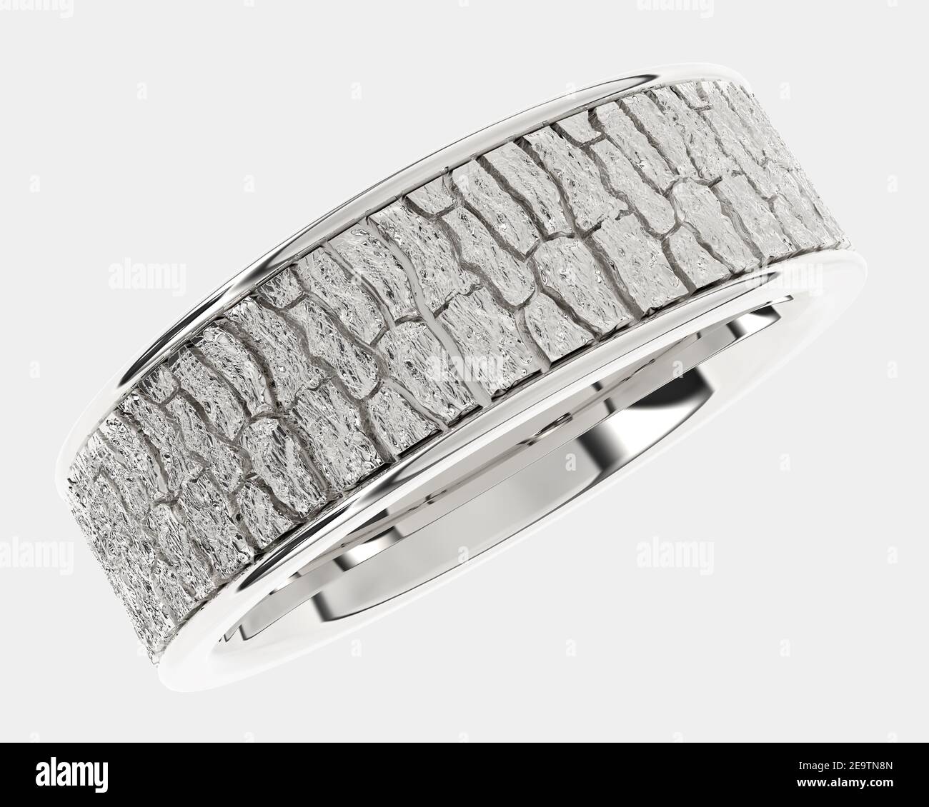 Gold ring isolated on white background. 3d rendering - illustration ...