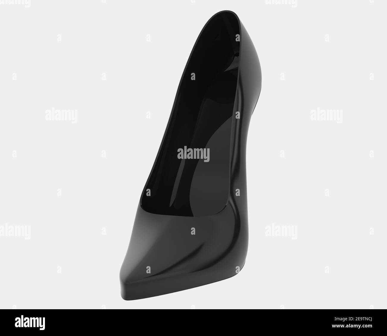 Princess shoe isolated on white background. 3d rendering - illustration ...