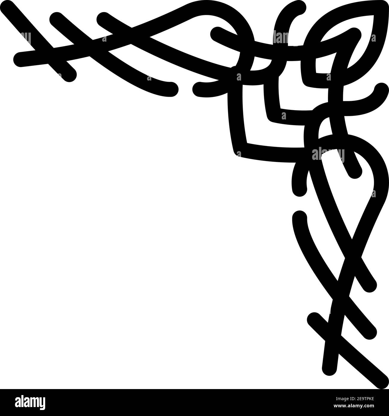 design corner line icon vector illustration flat Stock Vector Image ...