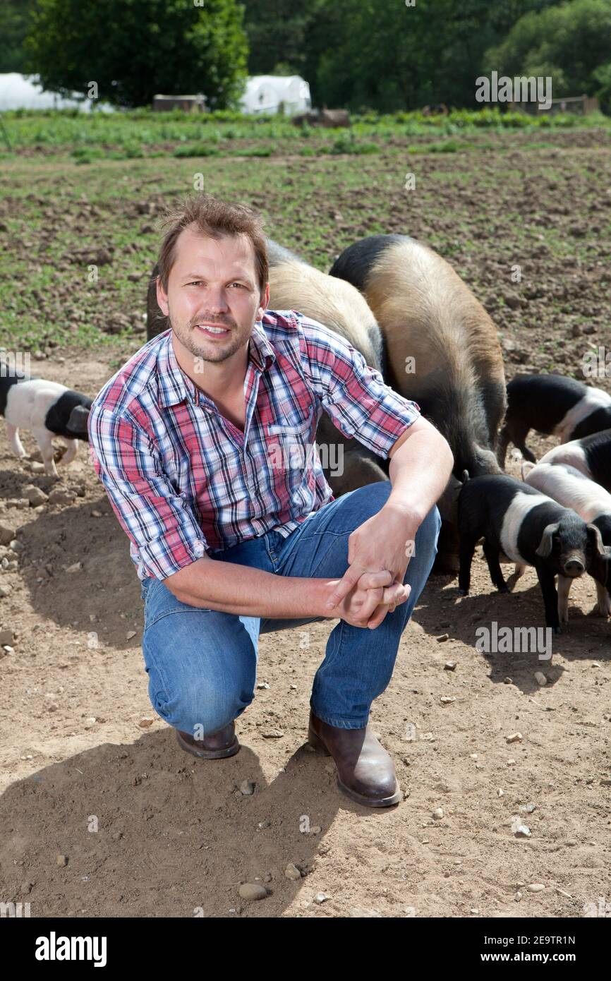 Jimmy Doherty Celebrity farmers portraits Stock Photo - Alamy